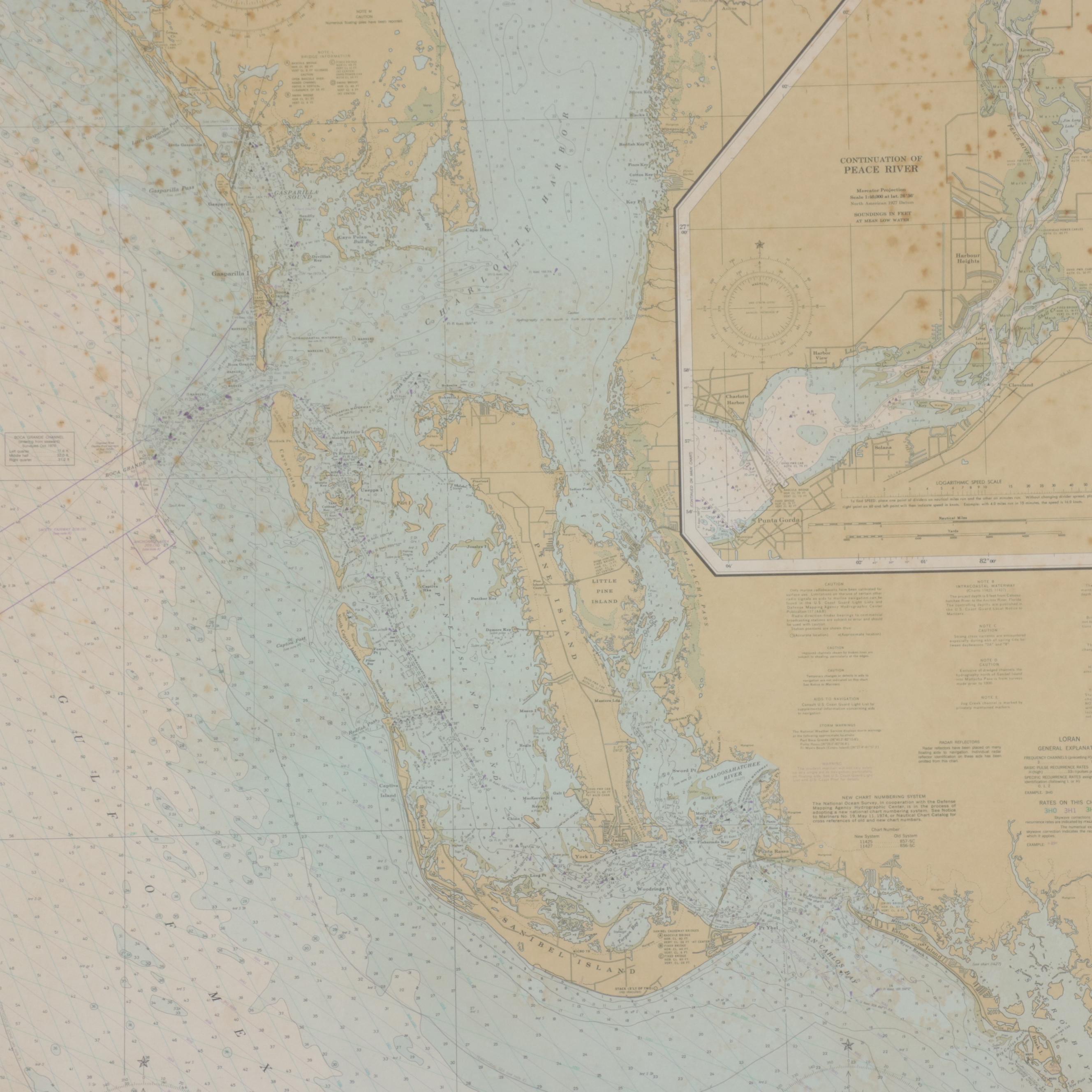 NOAA Nautical Chart "Estero Bay to Lemon Bay" | EBTH
