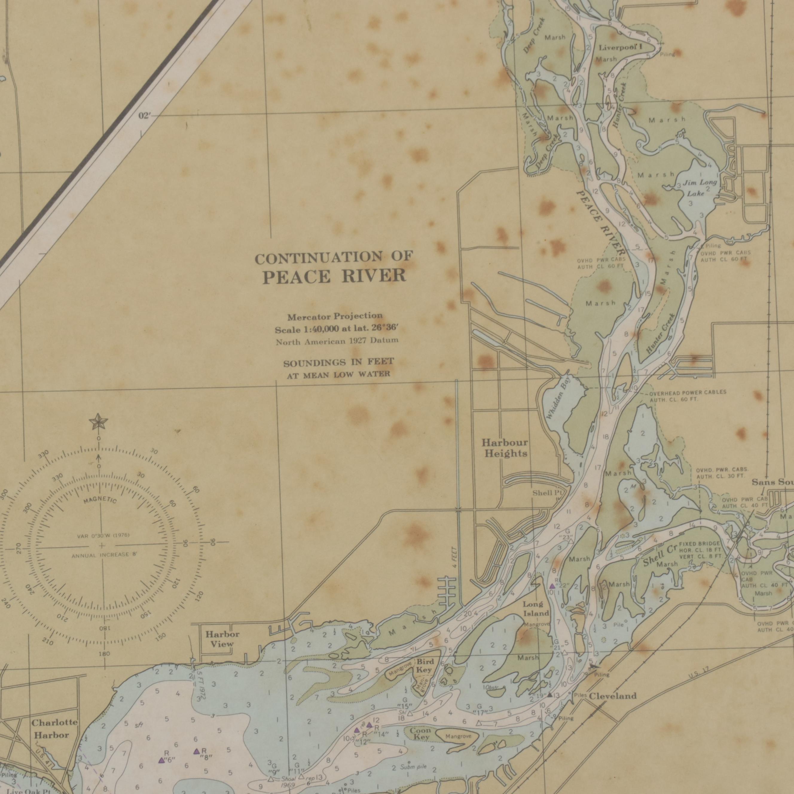 NOAA Nautical Chart "Estero Bay to Lemon Bay" | EBTH