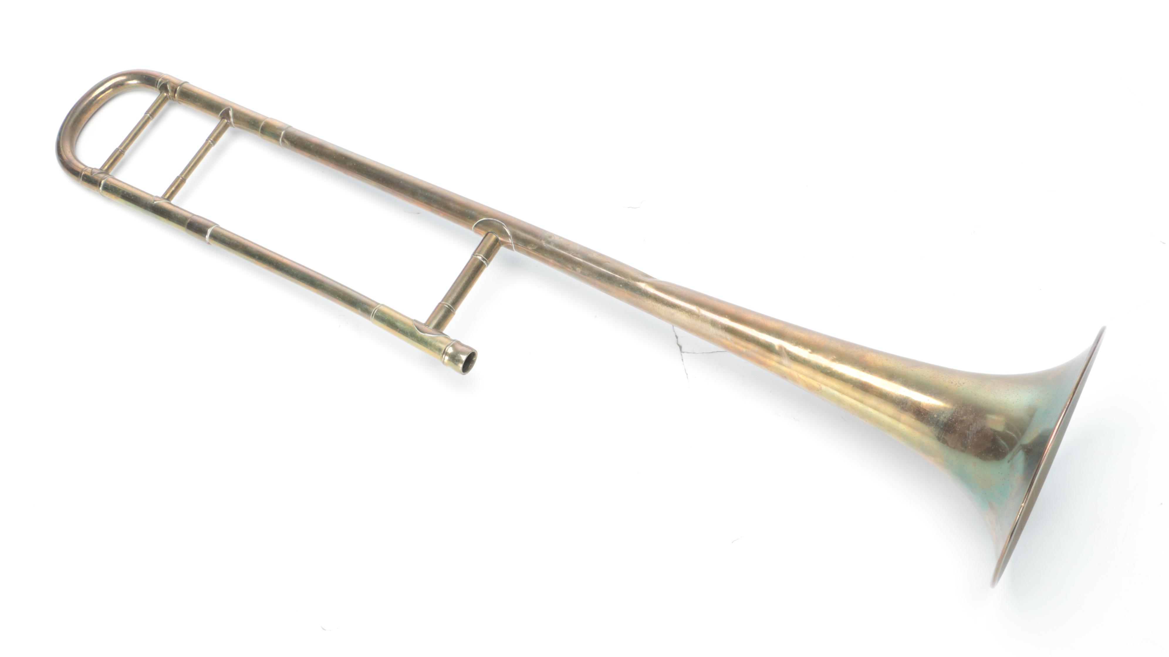 Seven-Valve Tenor Cavalry Trombone, Late 19th / Early 20th Century | EBTH