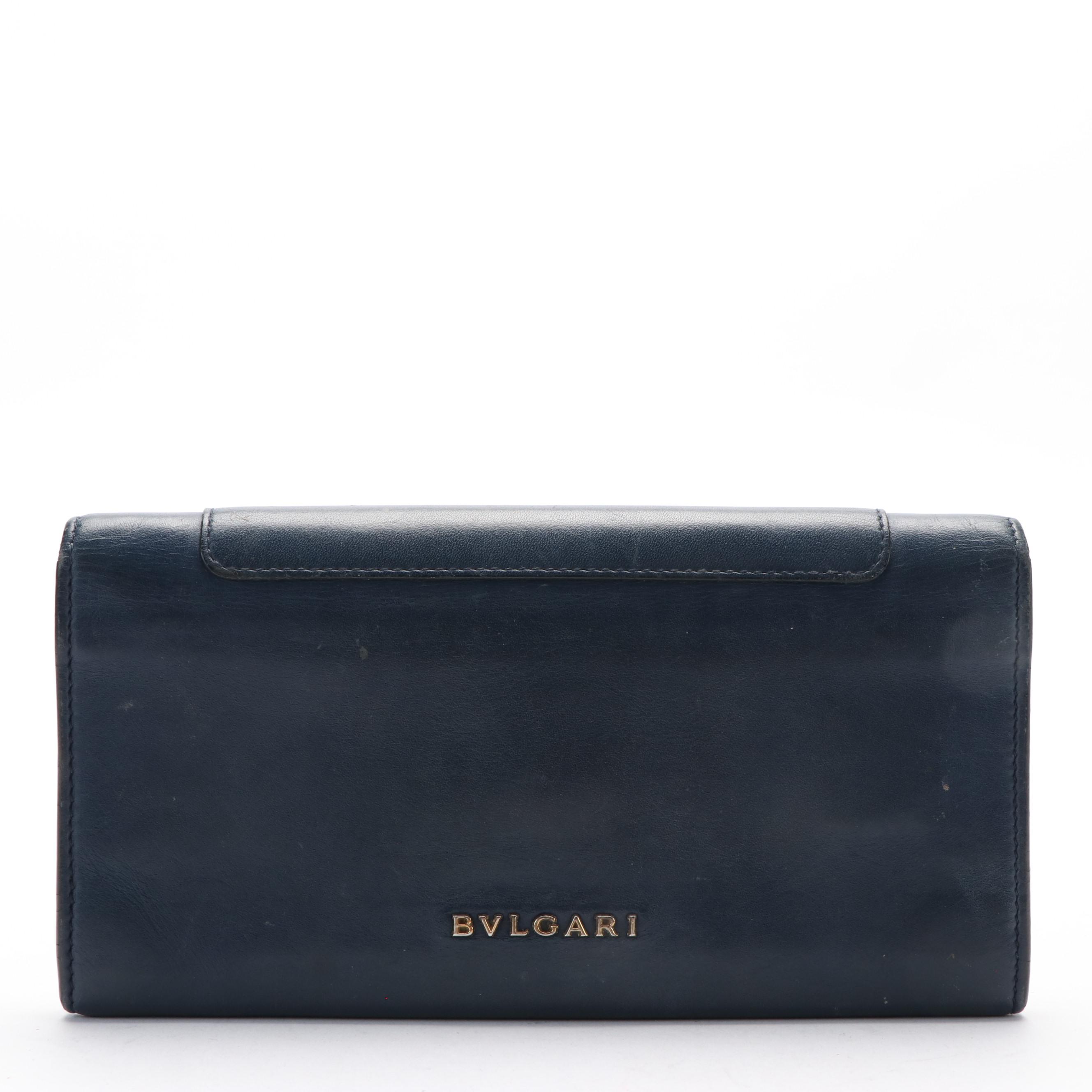 Bulgari Bvlgari Serpenti Forever Leather Long Wallet | EBTH