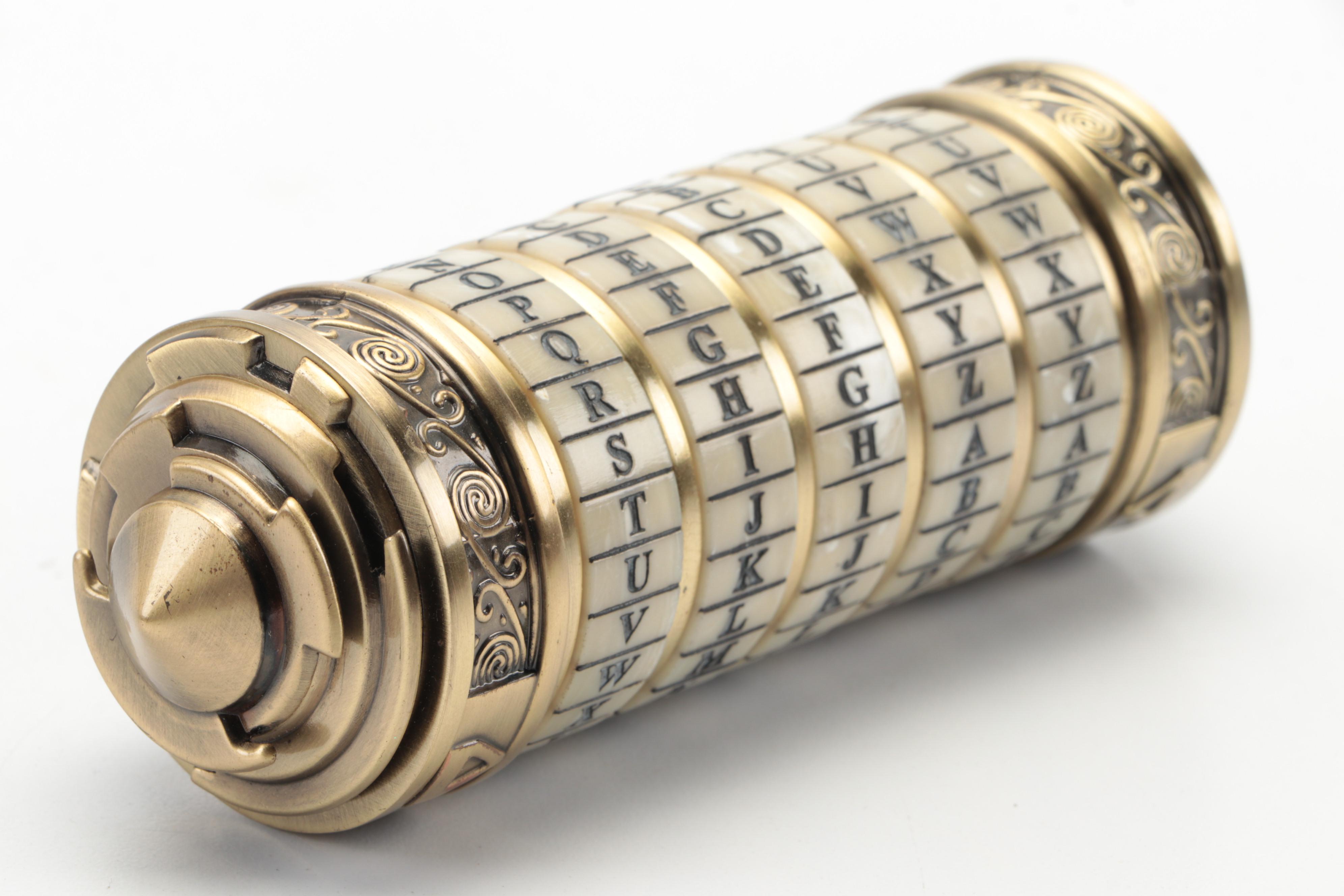 Da Vinci Code "Cryptex" Cylindrical Lock Box with Presentation Box | EBTH