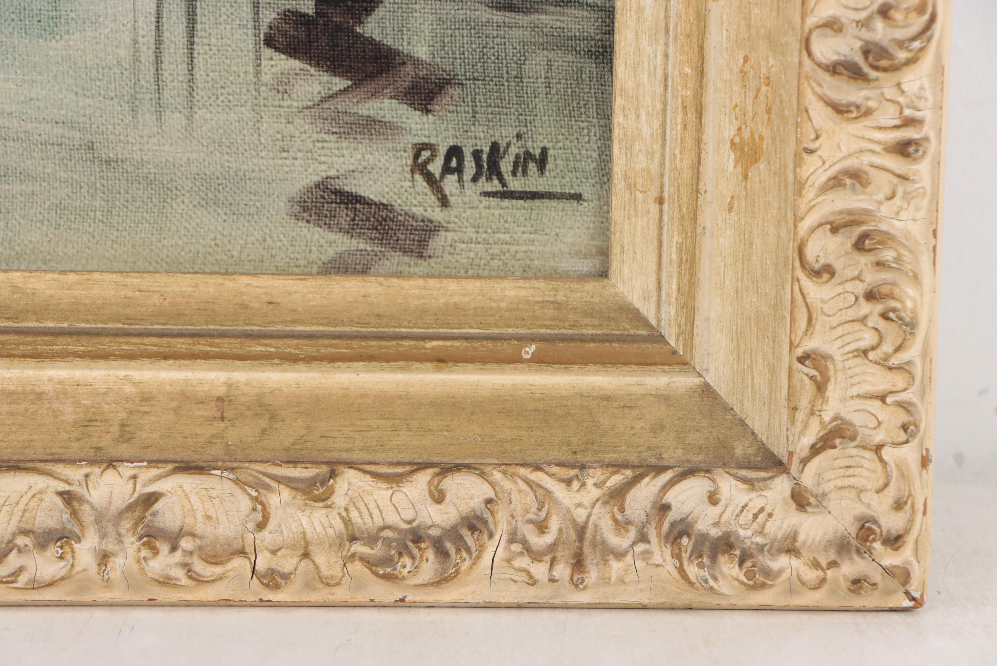 Joseph Raskin Landscape Oil Painting, Circa 1966 | EBTH