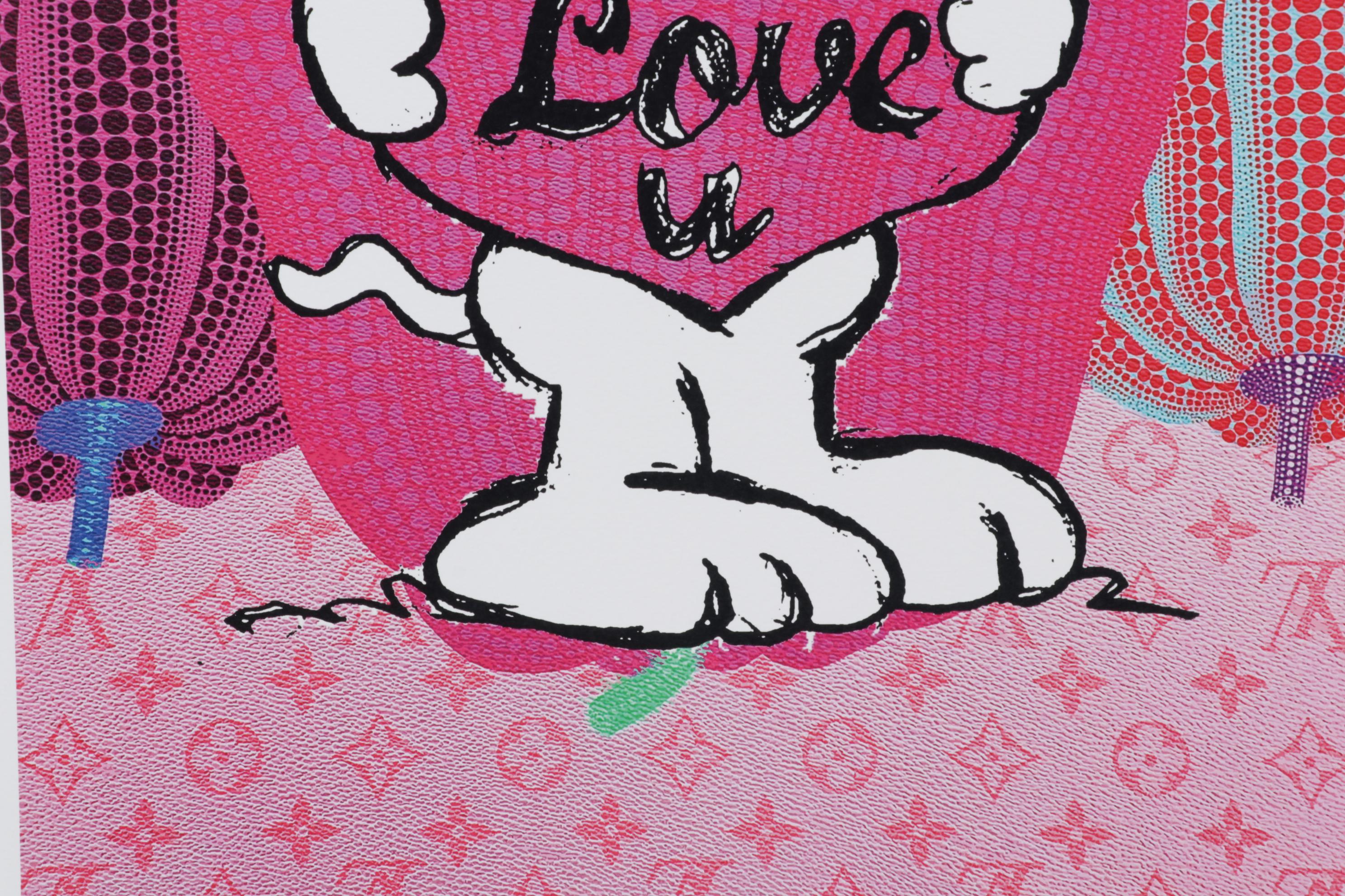 Death NYC Pop Art Graphic Print of Snoopy | EBTH