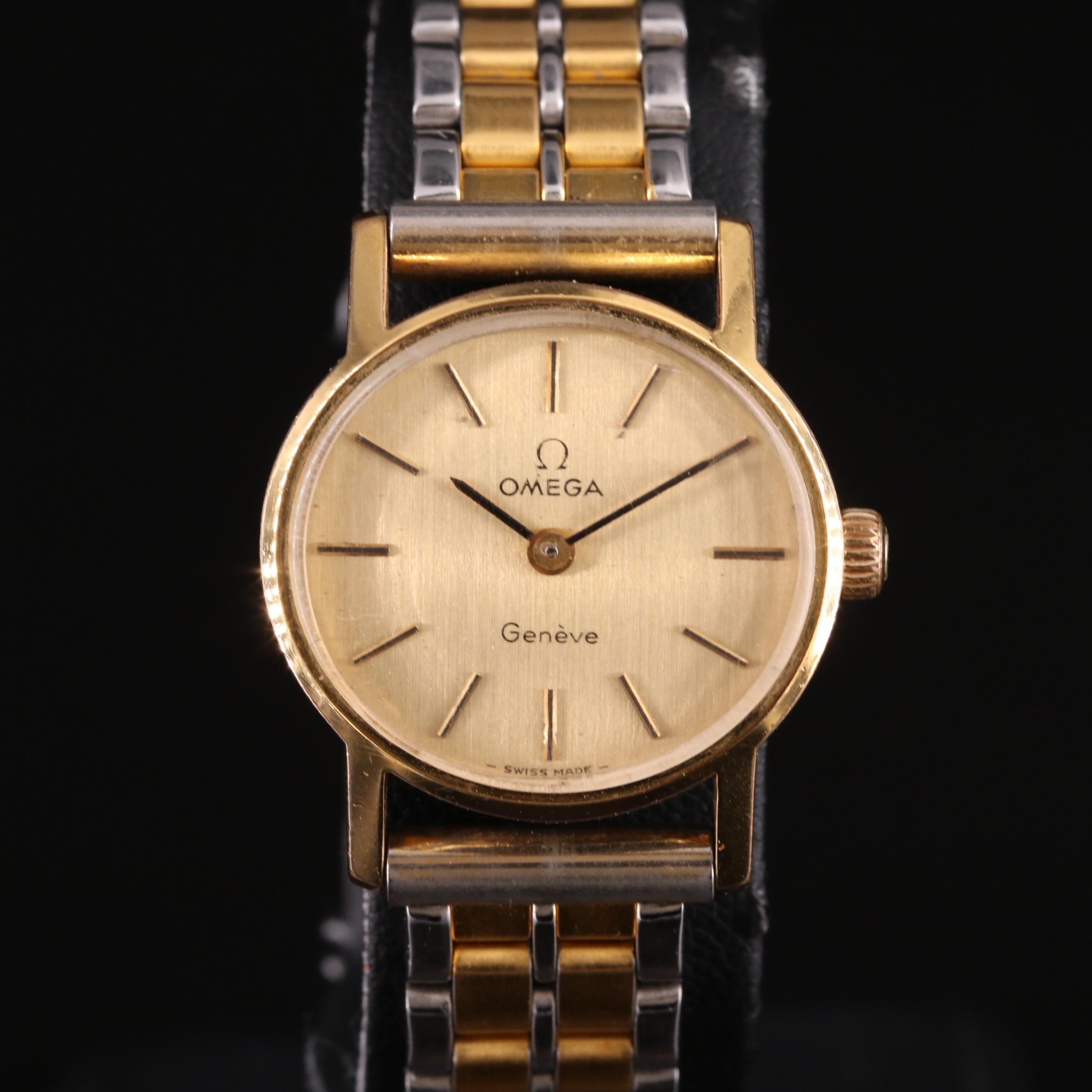 1975 Omega Geneve Gold-Plated Manual-Wind Wristwatch | EBTH