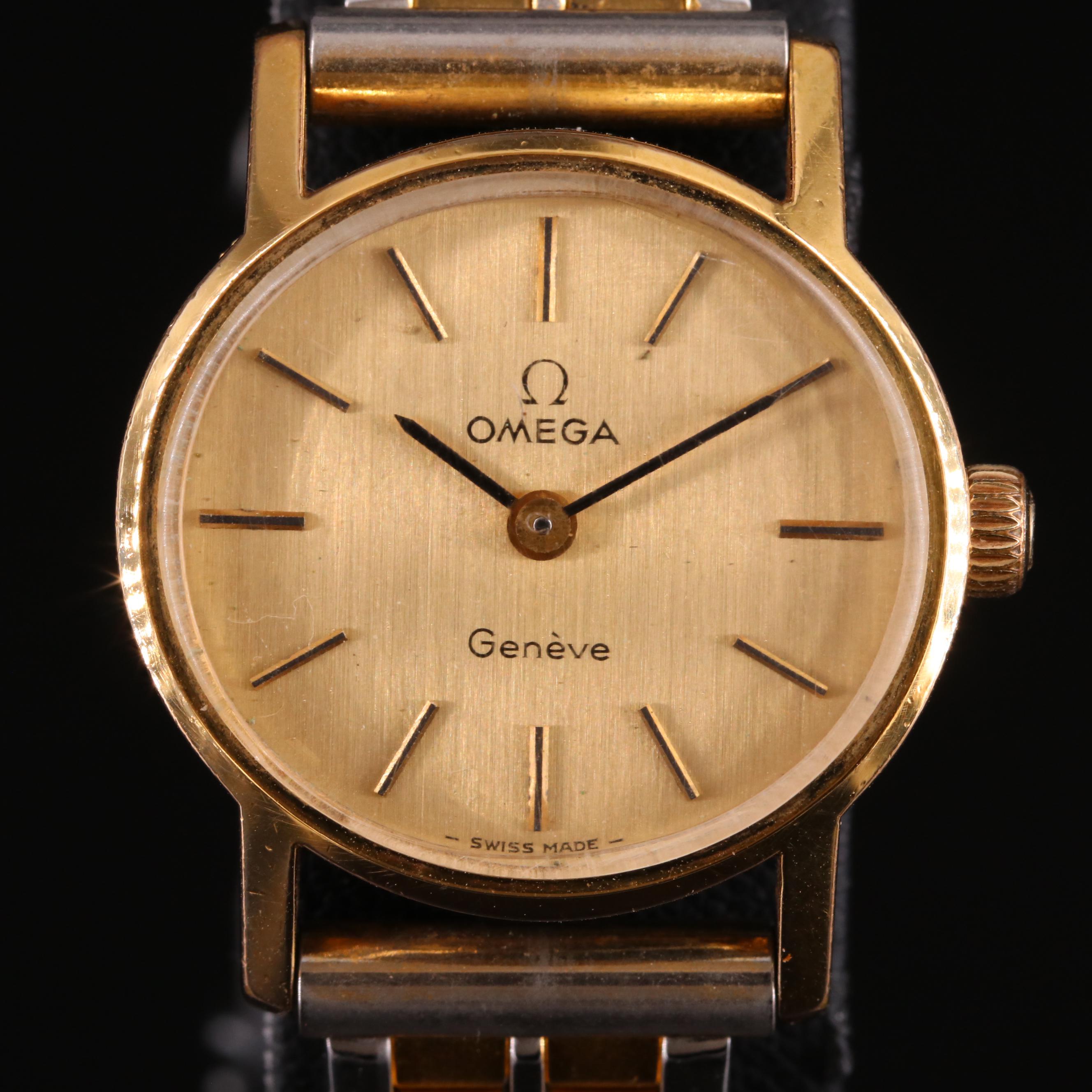 1975 Omega Geneve Gold-Plated Manual-Wind Wristwatch | EBTH