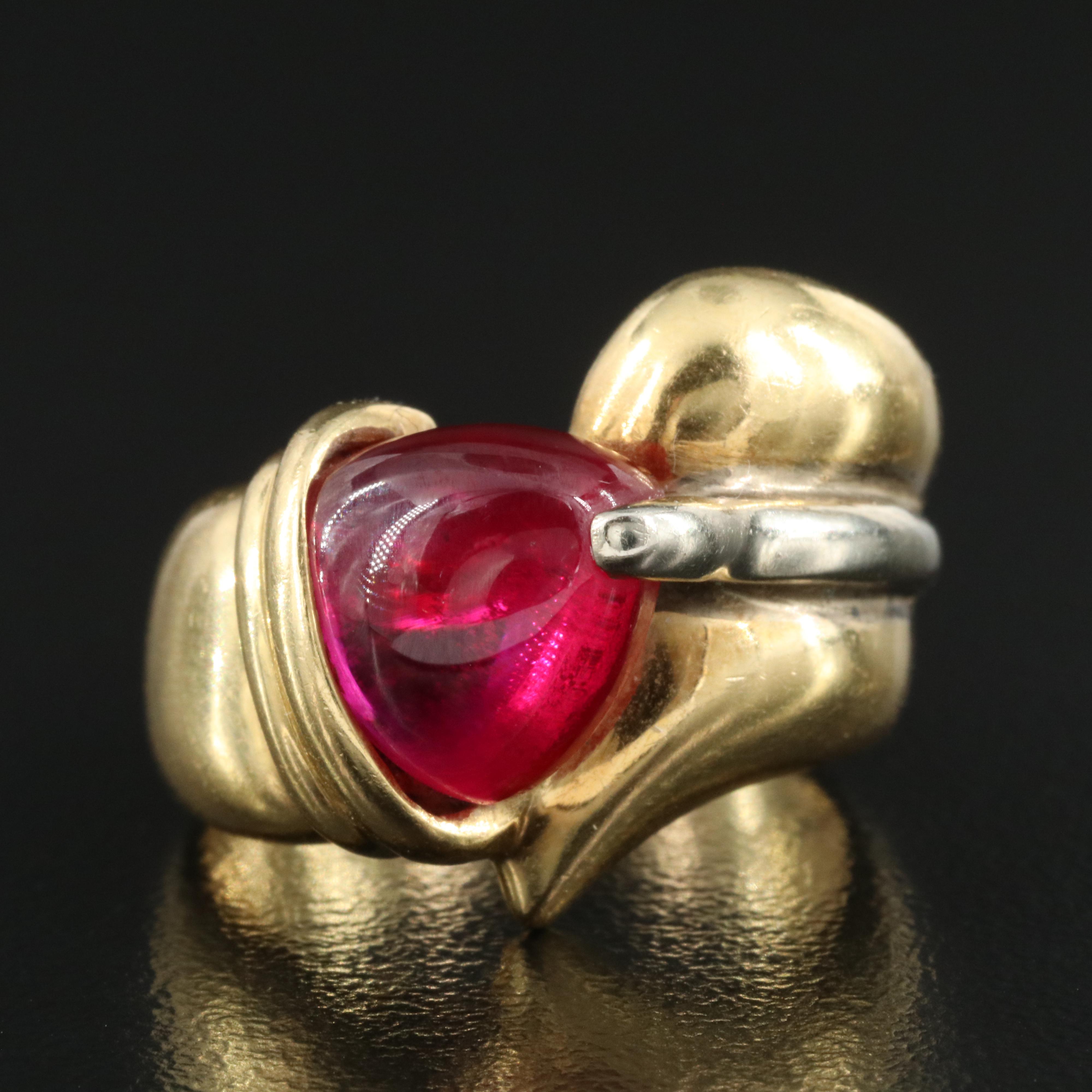 Italian 18K Ruby Ring | EBTH