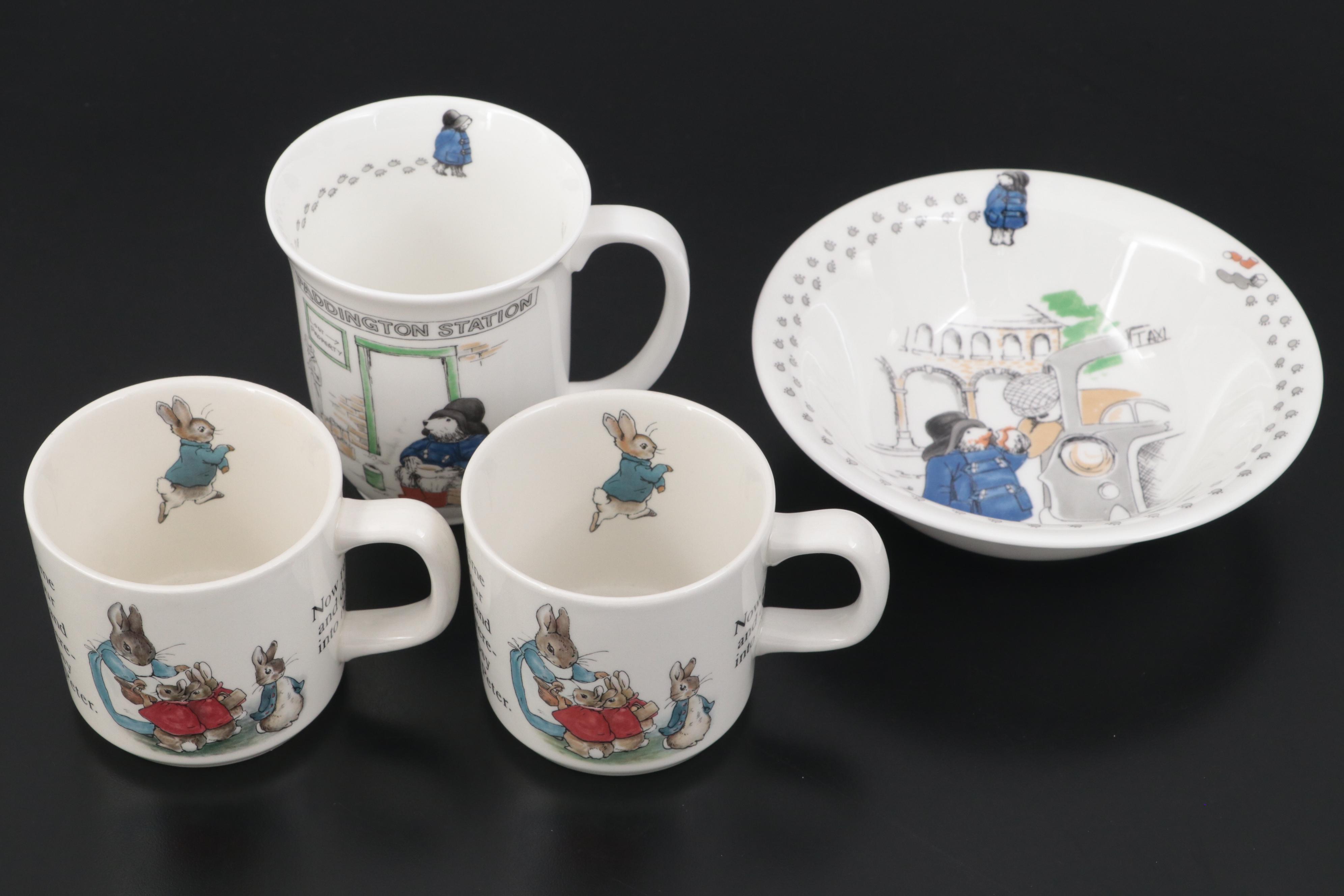 Wedgwood Peter Rabbit and Coalport Paddington Bear Children's ...