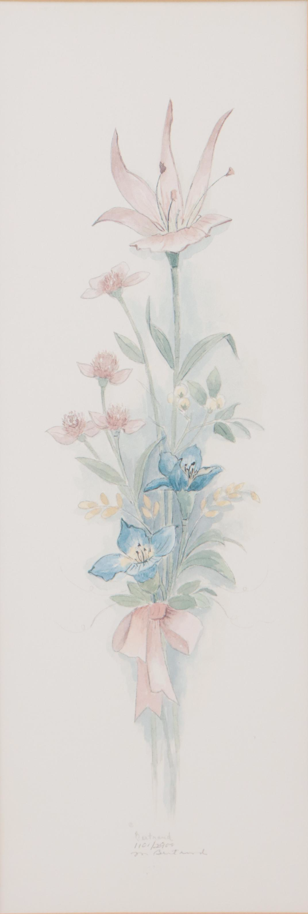 Mary Bertrand Floral Offset Lithographs | EBTH