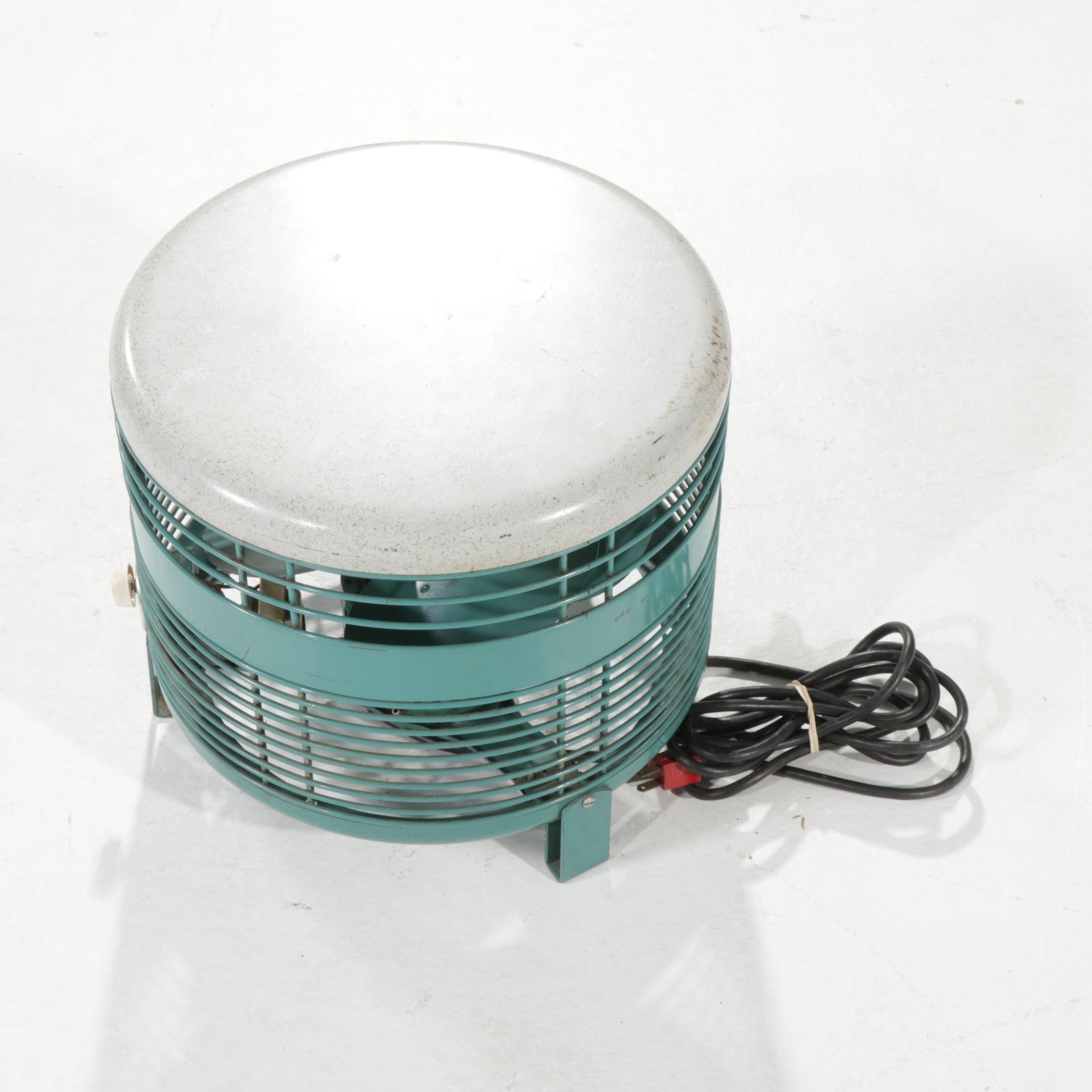 Emerson Electric Mid Century Modern Metal Hassock Fan | EBTH