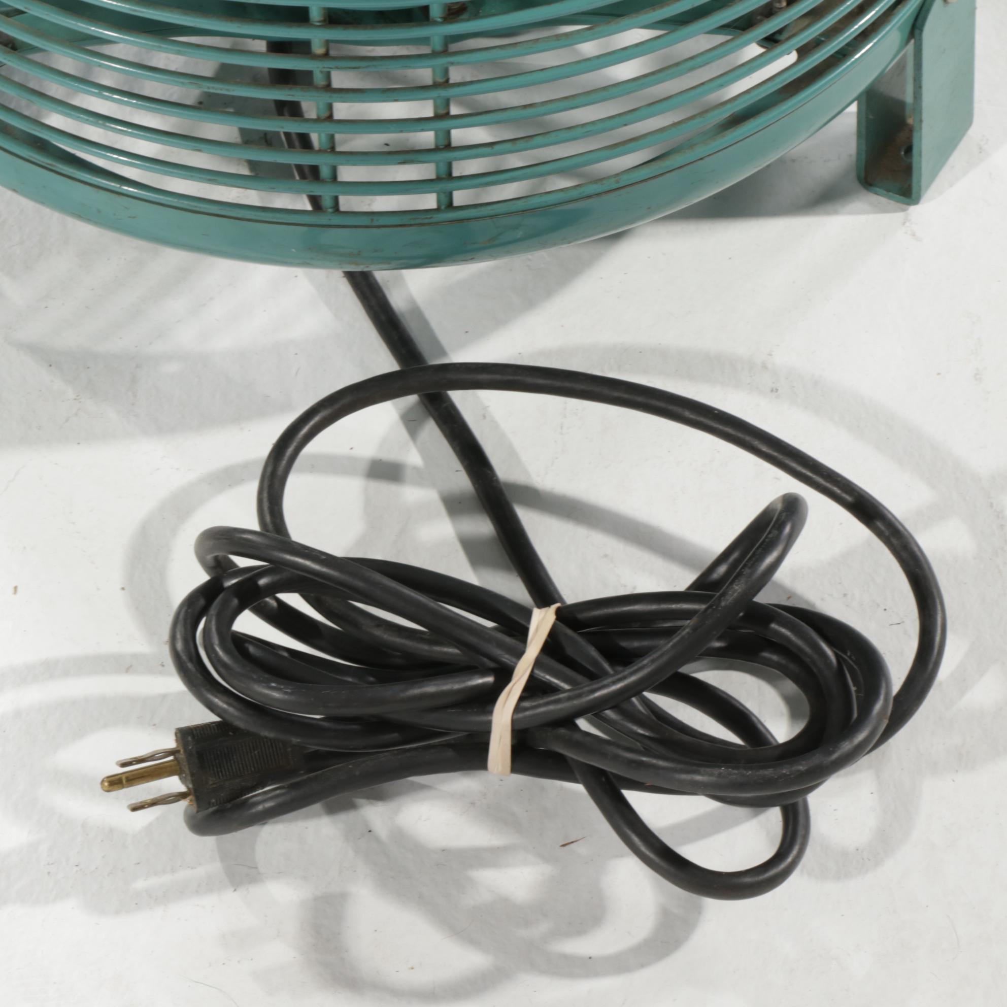 Emerson Electric Mid Century Modern Metal Hassock Fan | EBTH