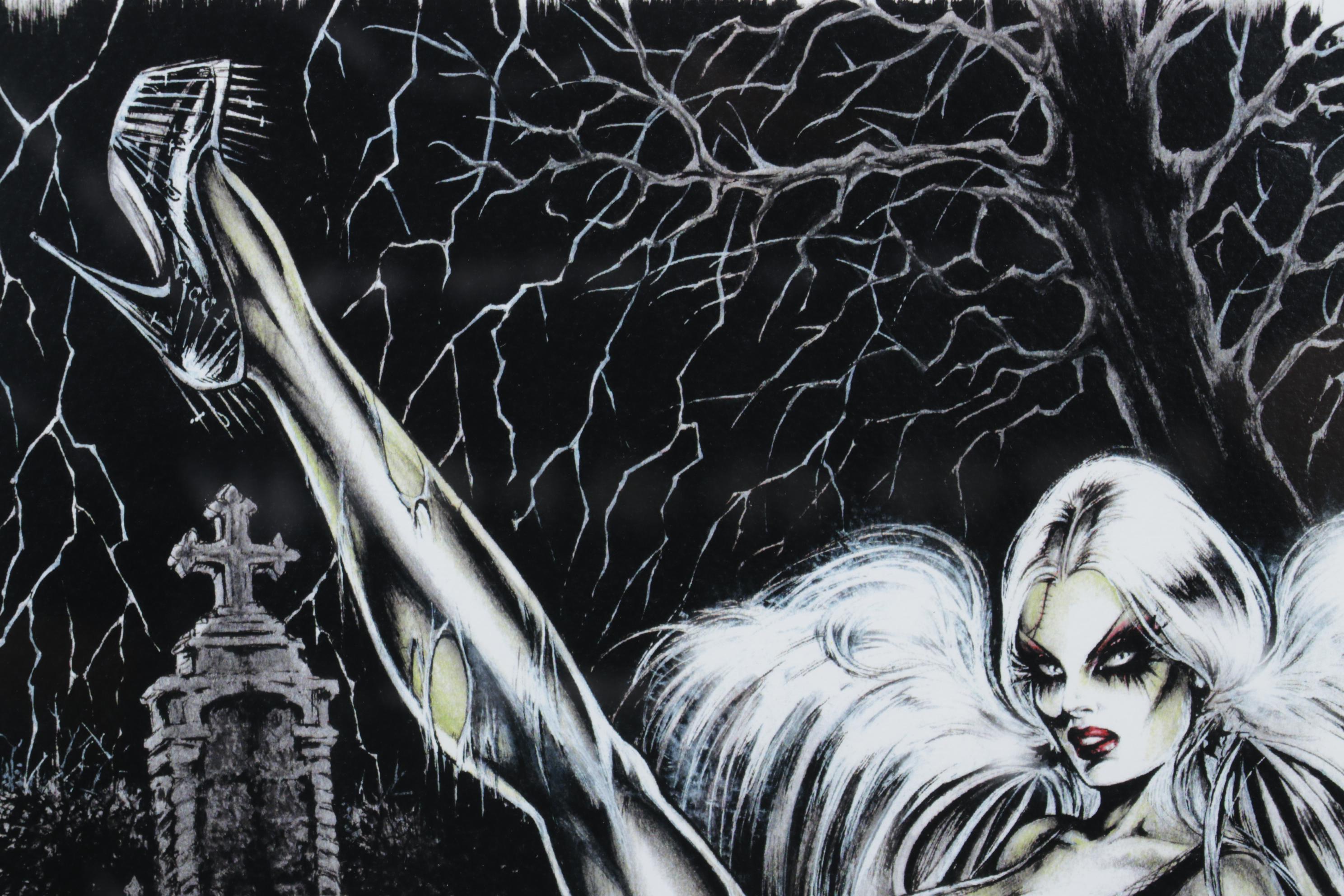 Nik Guerra Cheesecake Offset Lithograph From "Pinups From the Crypt," 2016 | EBTH