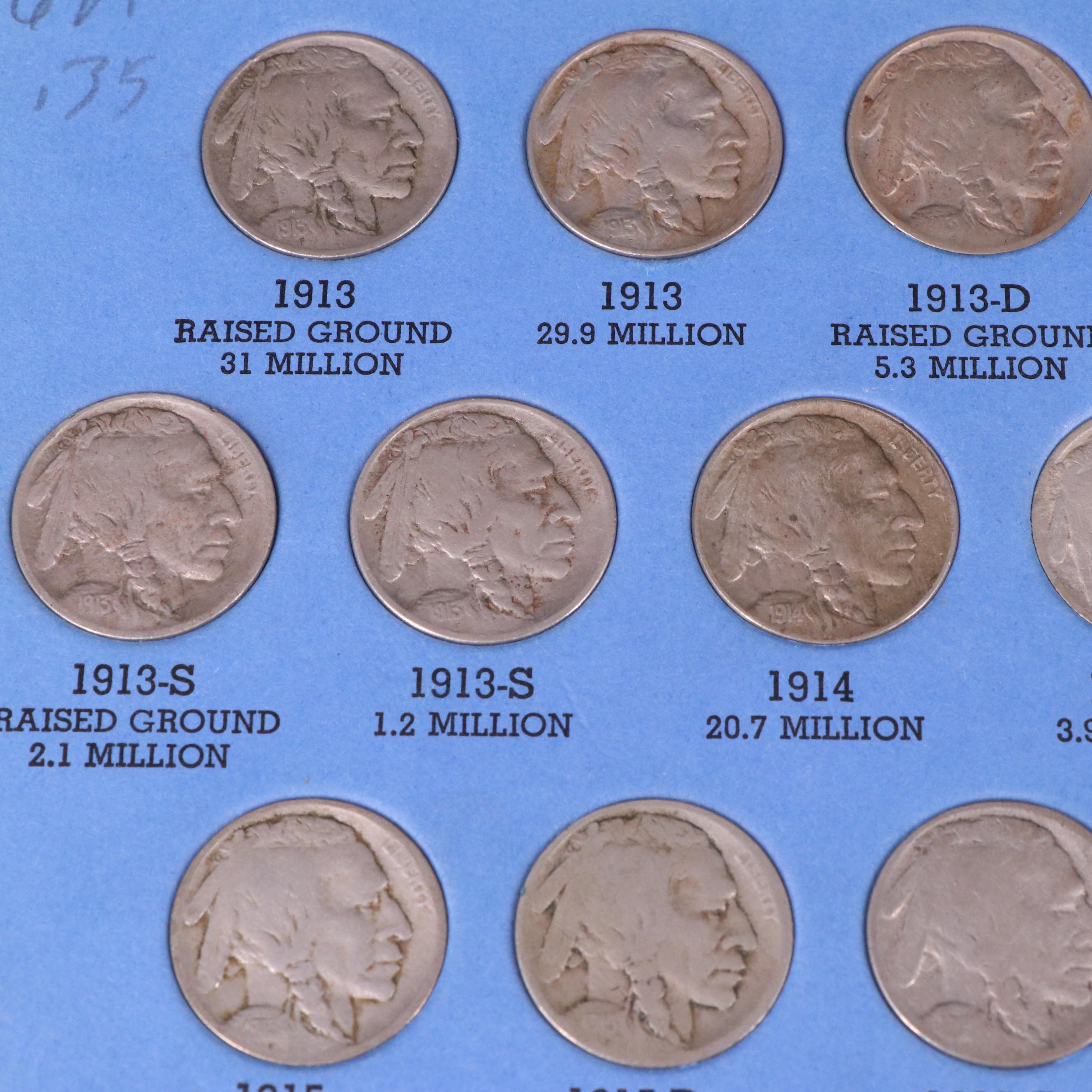 Complete Buffalo Nickel Collection | EBTH