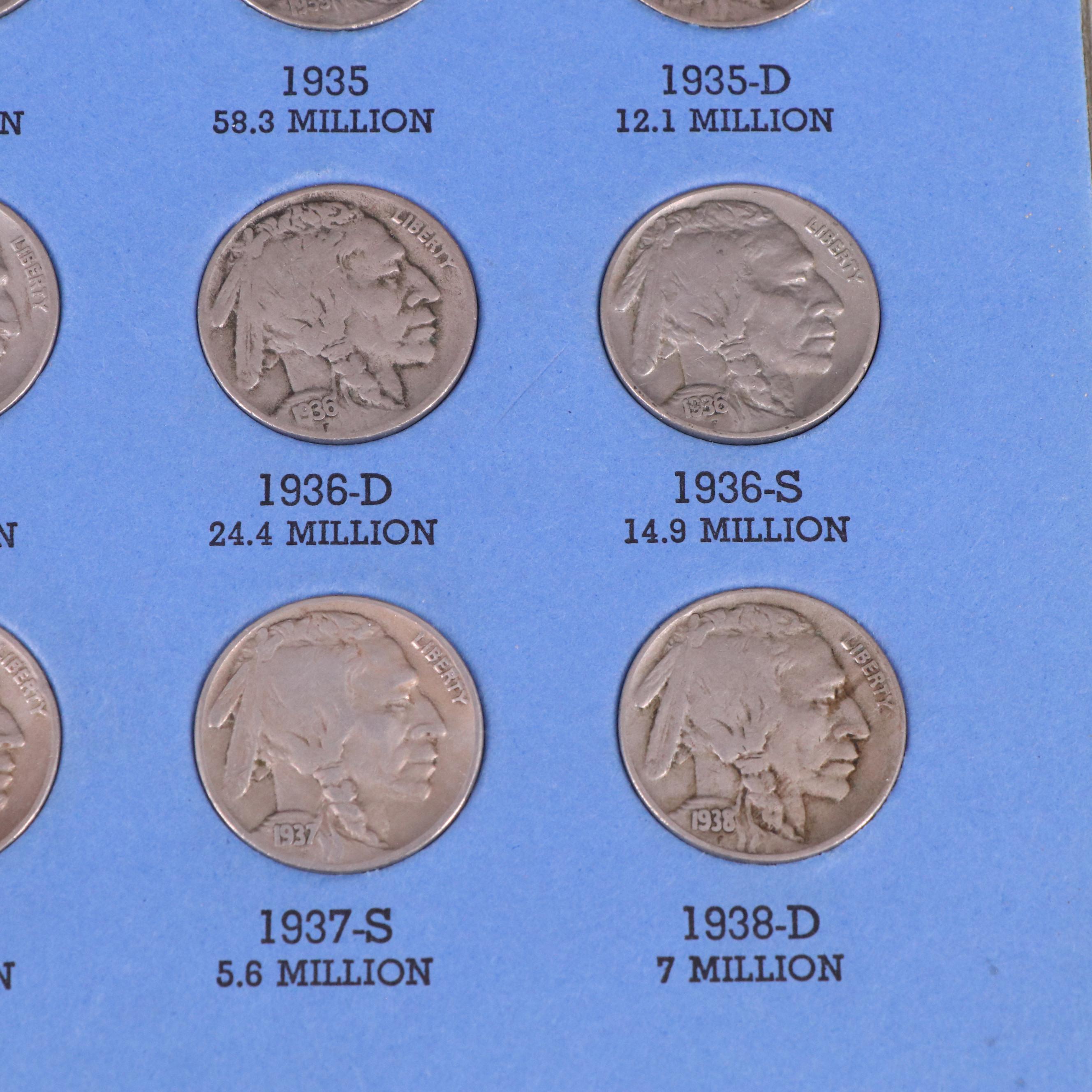 Complete Buffalo Nickel Collection | EBTH