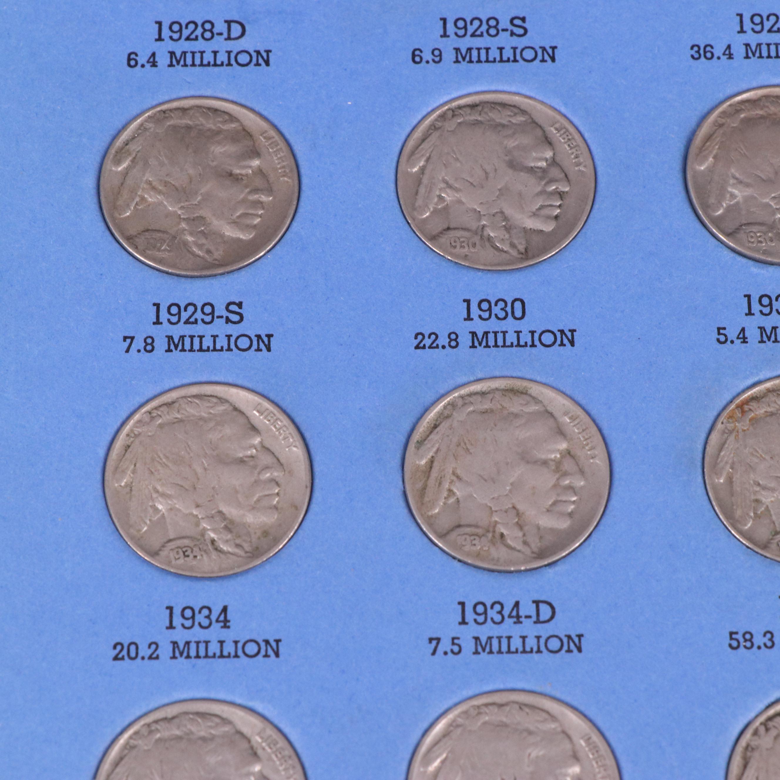 Complete Buffalo Nickel Collection | EBTH