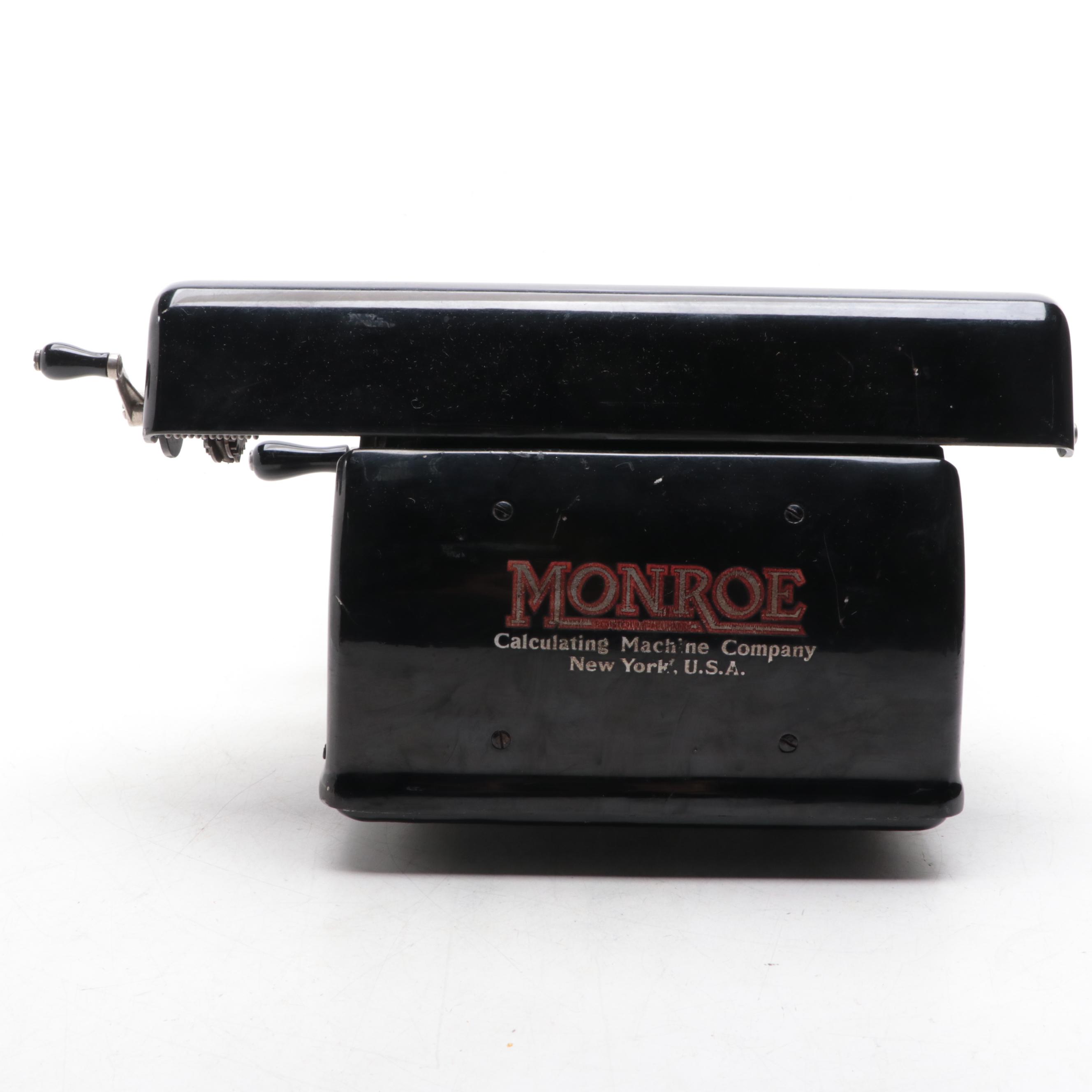 Monroe Enamel and Metal High Speed Adding Calculator, Early 20th C | EBTH