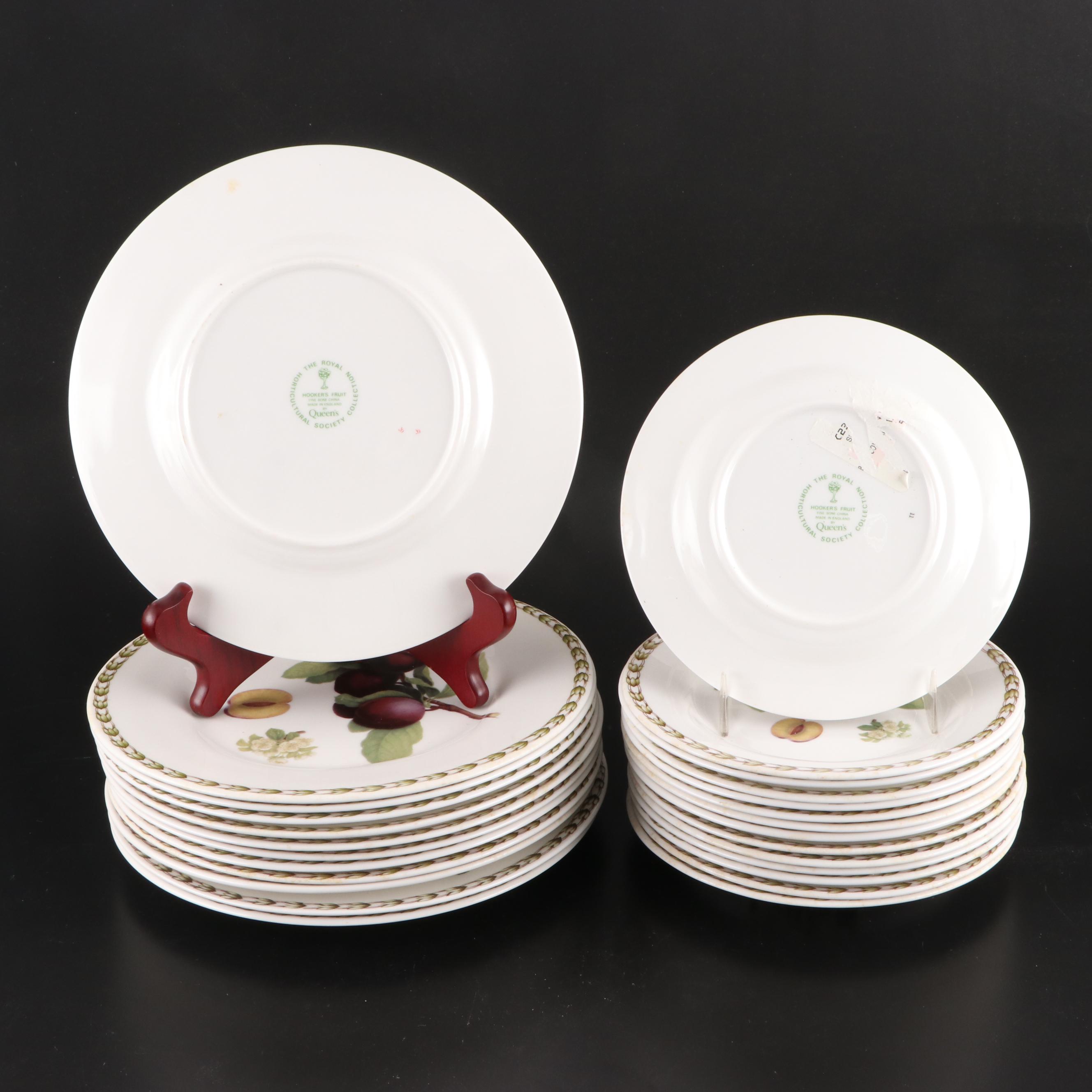 Queen's China "Hooker's Fruit" Bone China Dinnerware | EBTH