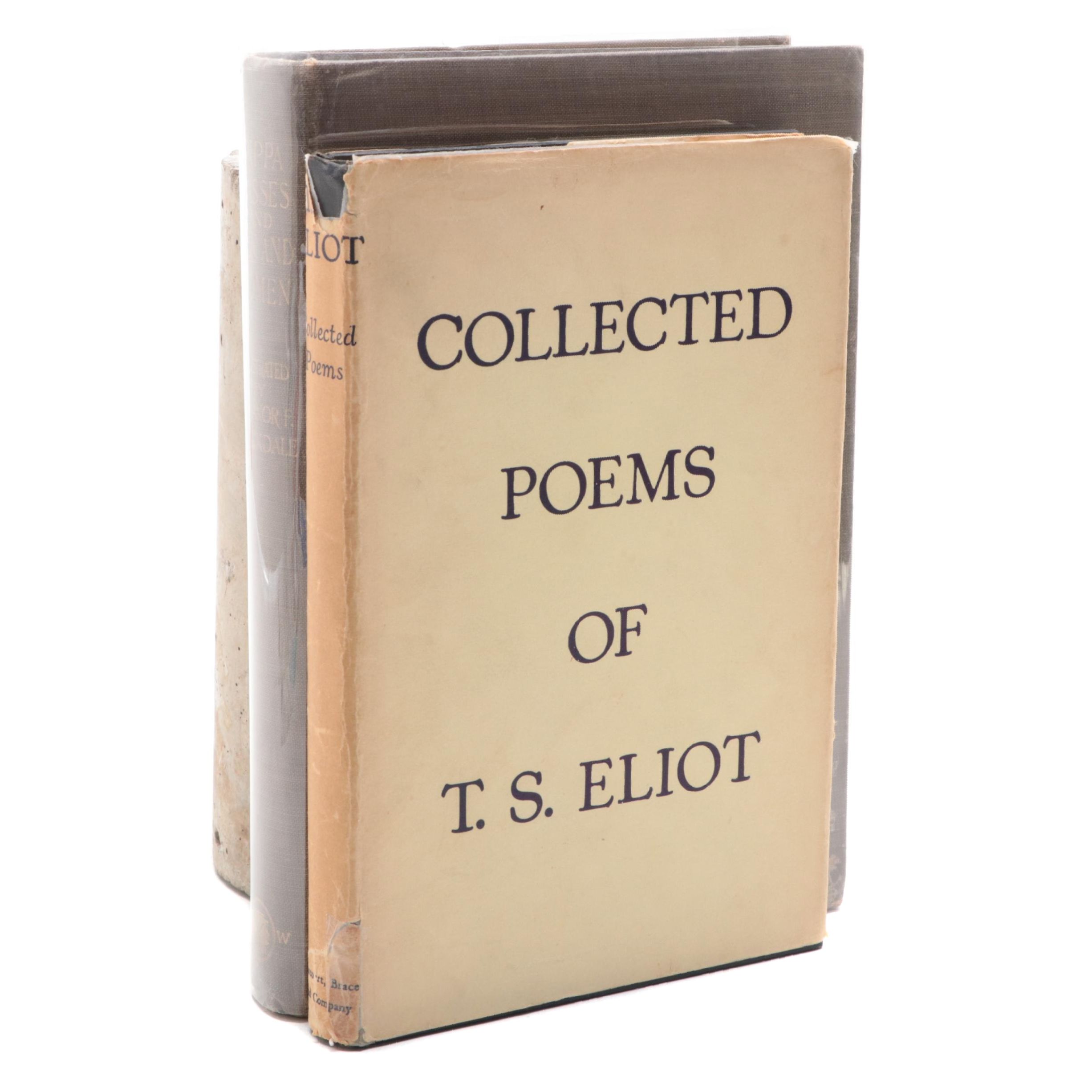 Alfred "Bosie" Douglas Signed "Pippa Passes" with "Poems of T. S. Eliot ...