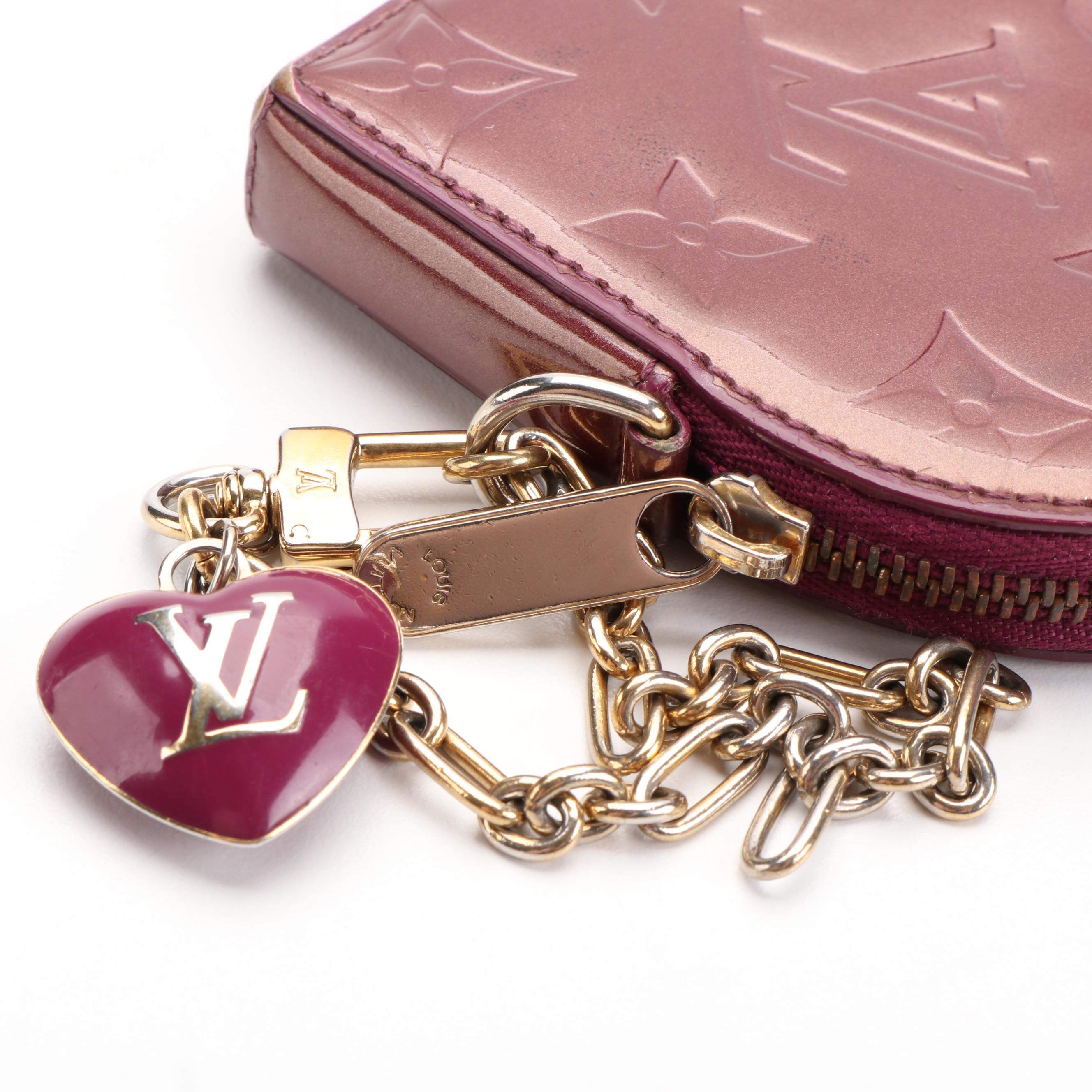 Louis Vuitton Heart Coin Purse in Monogram Vernis | EBTH