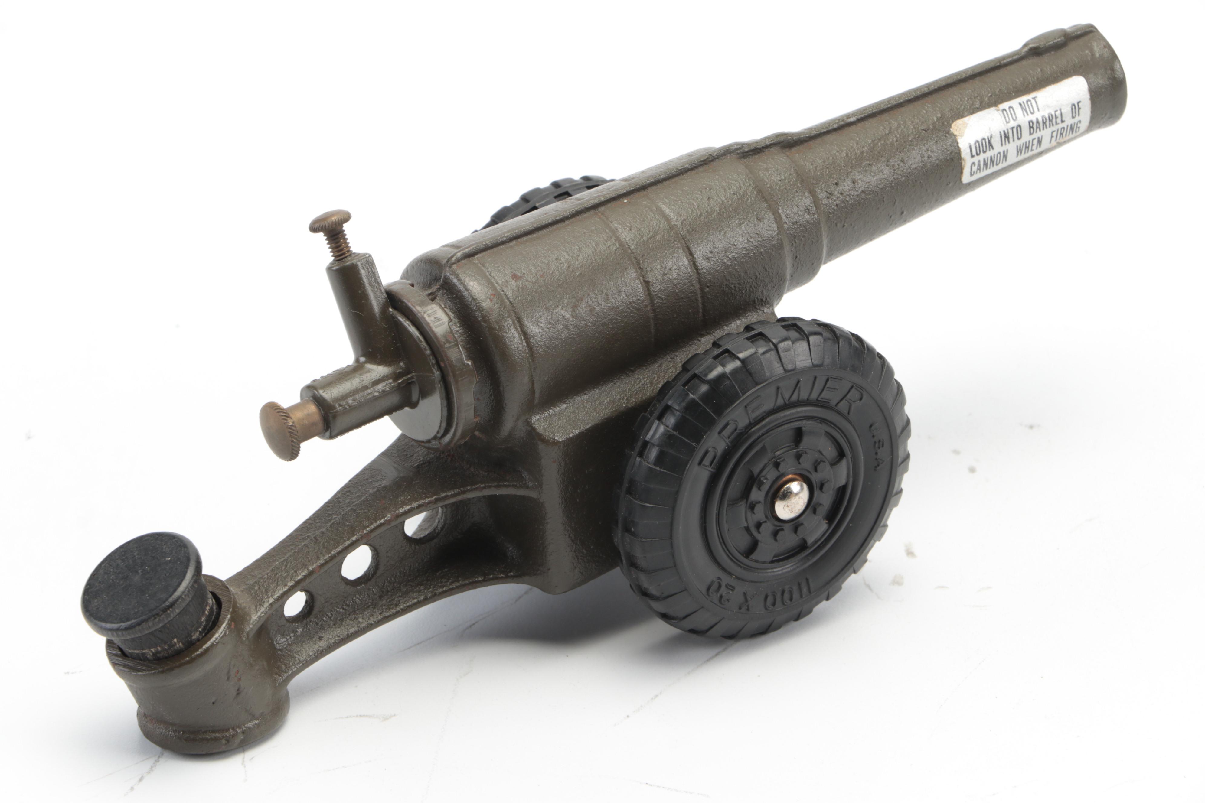 Big Bang 155mm and 60mm Cast Iron Miniature Model Cannons | EBTH