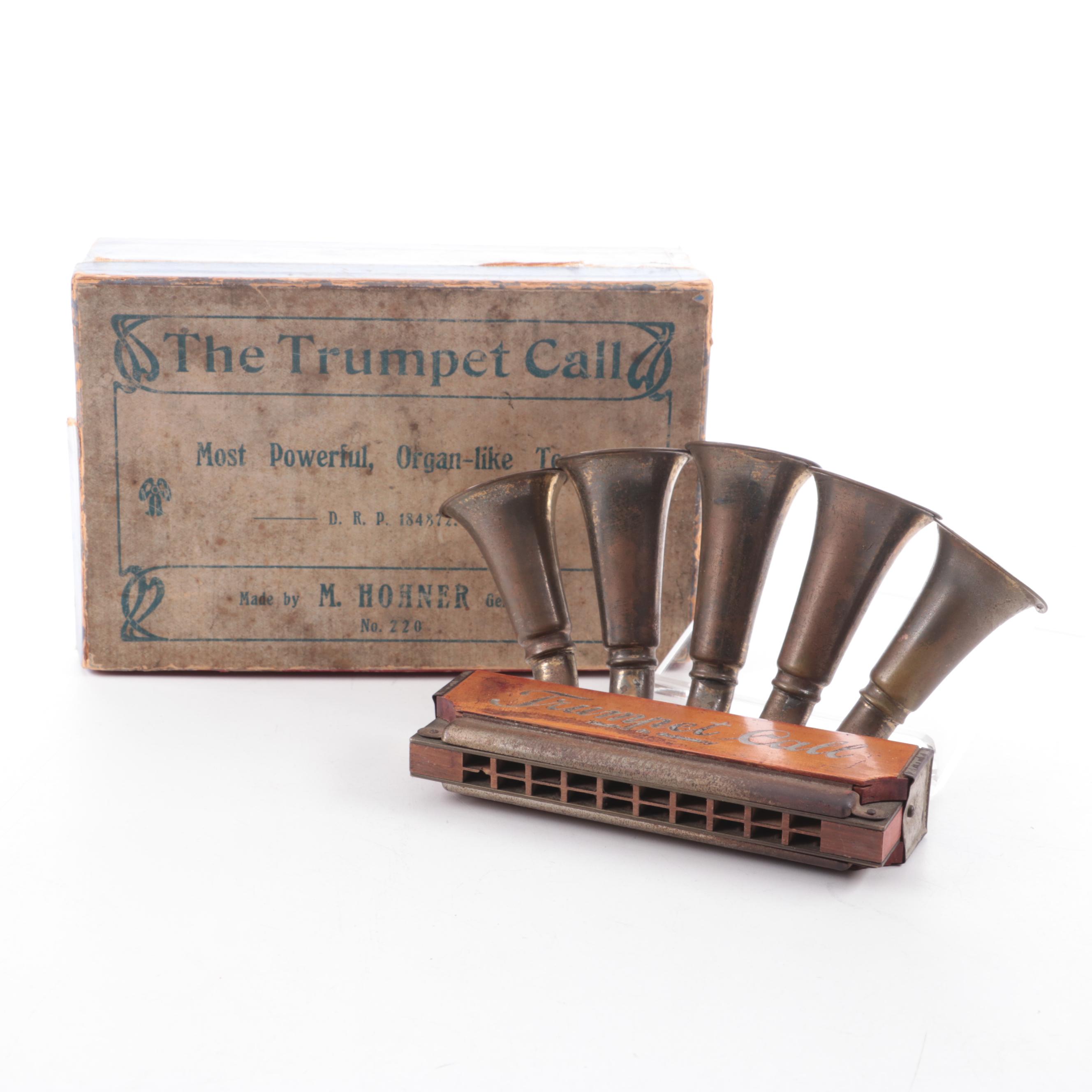 M. Hohner "The Trumpet Call" Harmonica, circa 1915 | EBTH
