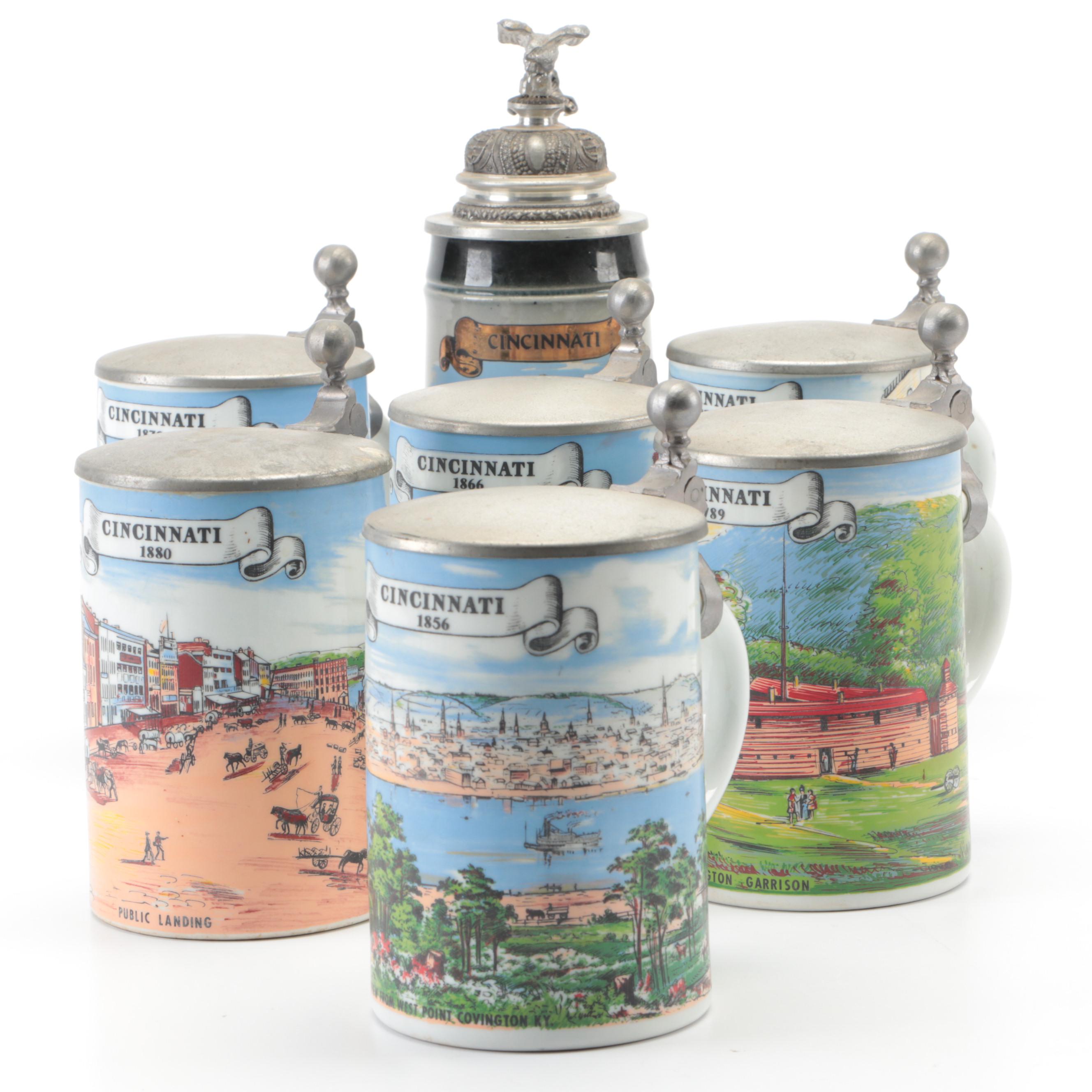 Cincinnati History Themed Limited Edition Beer Steins | EBTH