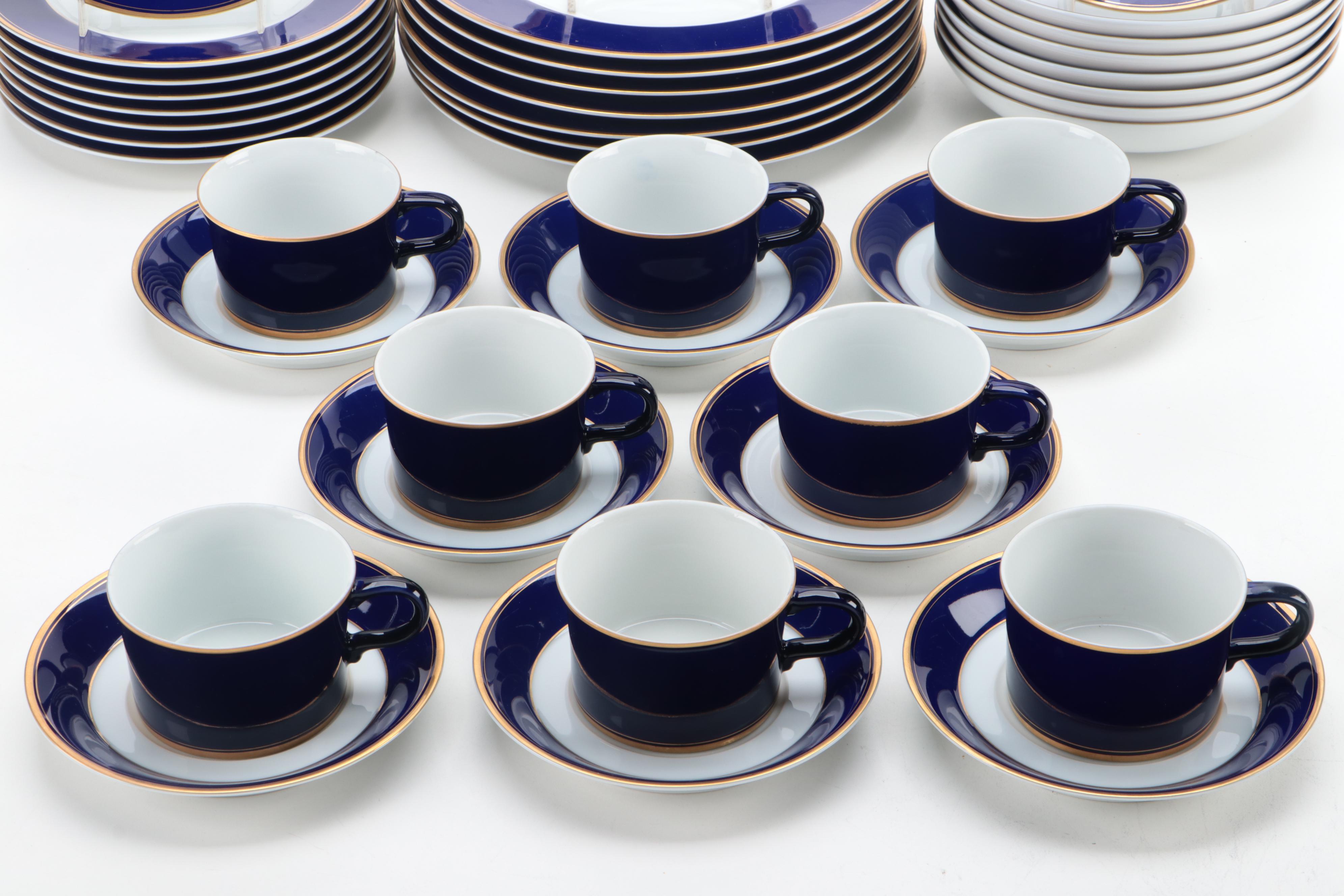 Mikasa Empire Blue Fine China Set | EBTH