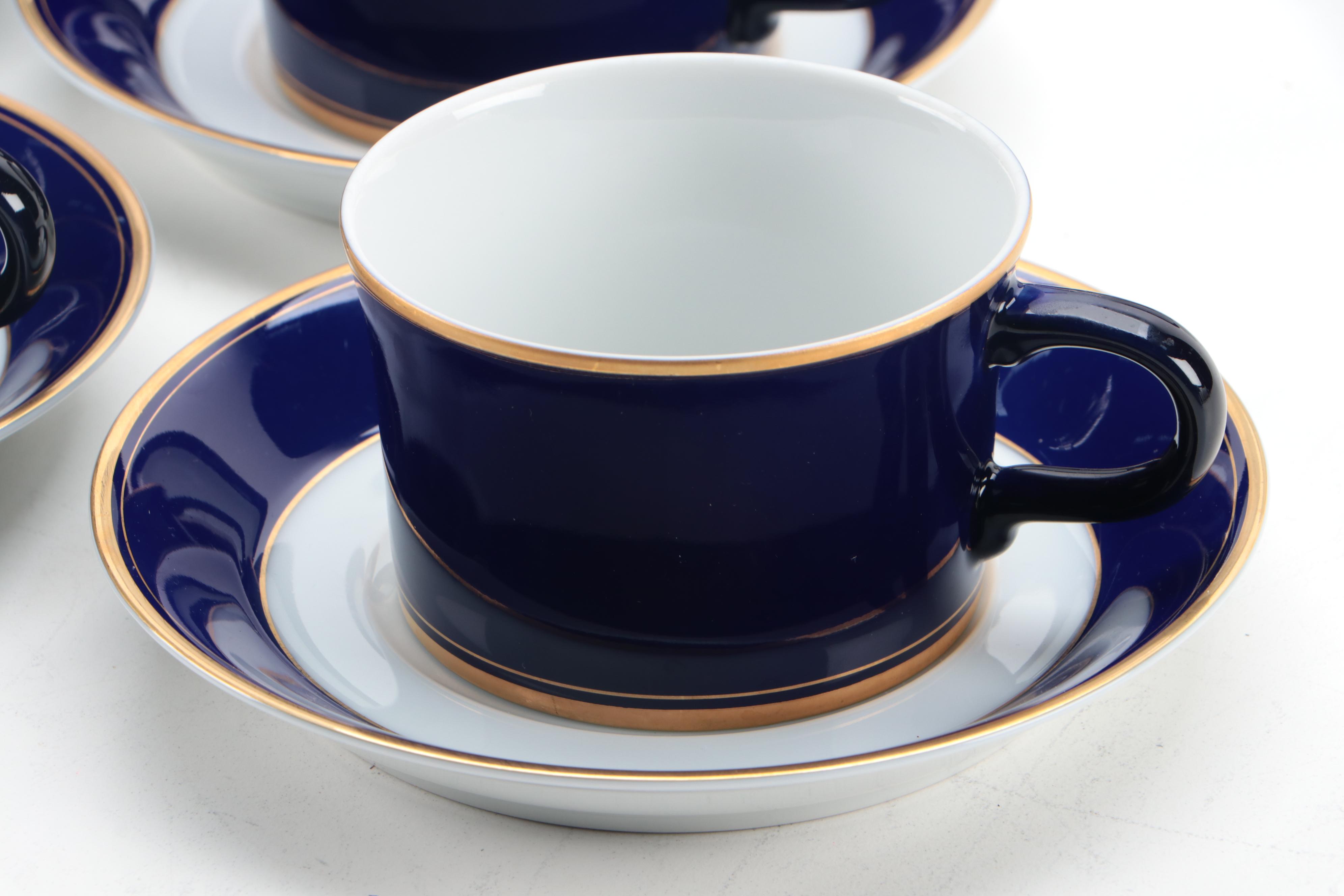 Mikasa Empire Blue Fine China Set | EBTH