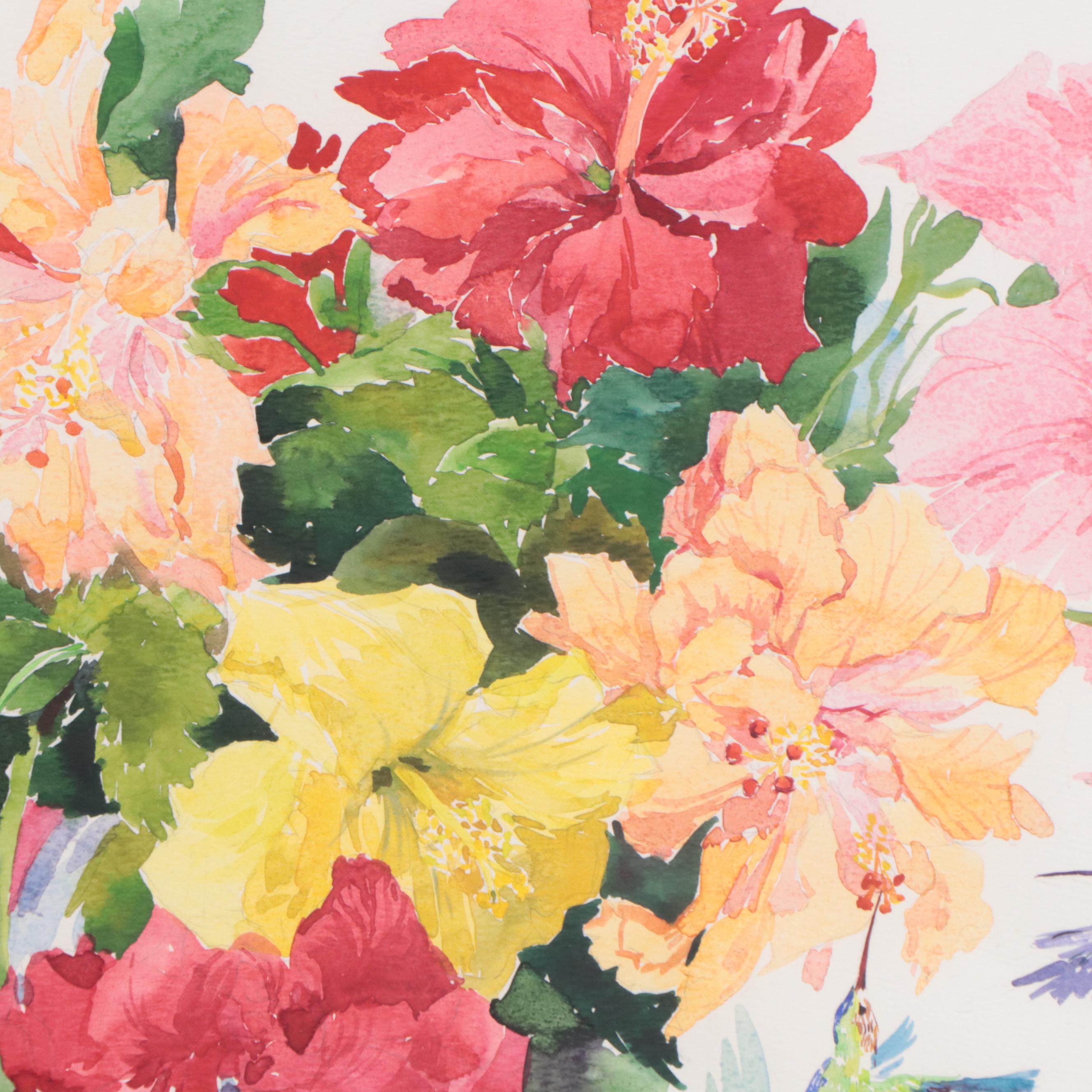 Olga Simonova-Dzyubko Still Life Watercolor Painting, 1998 | EBTH