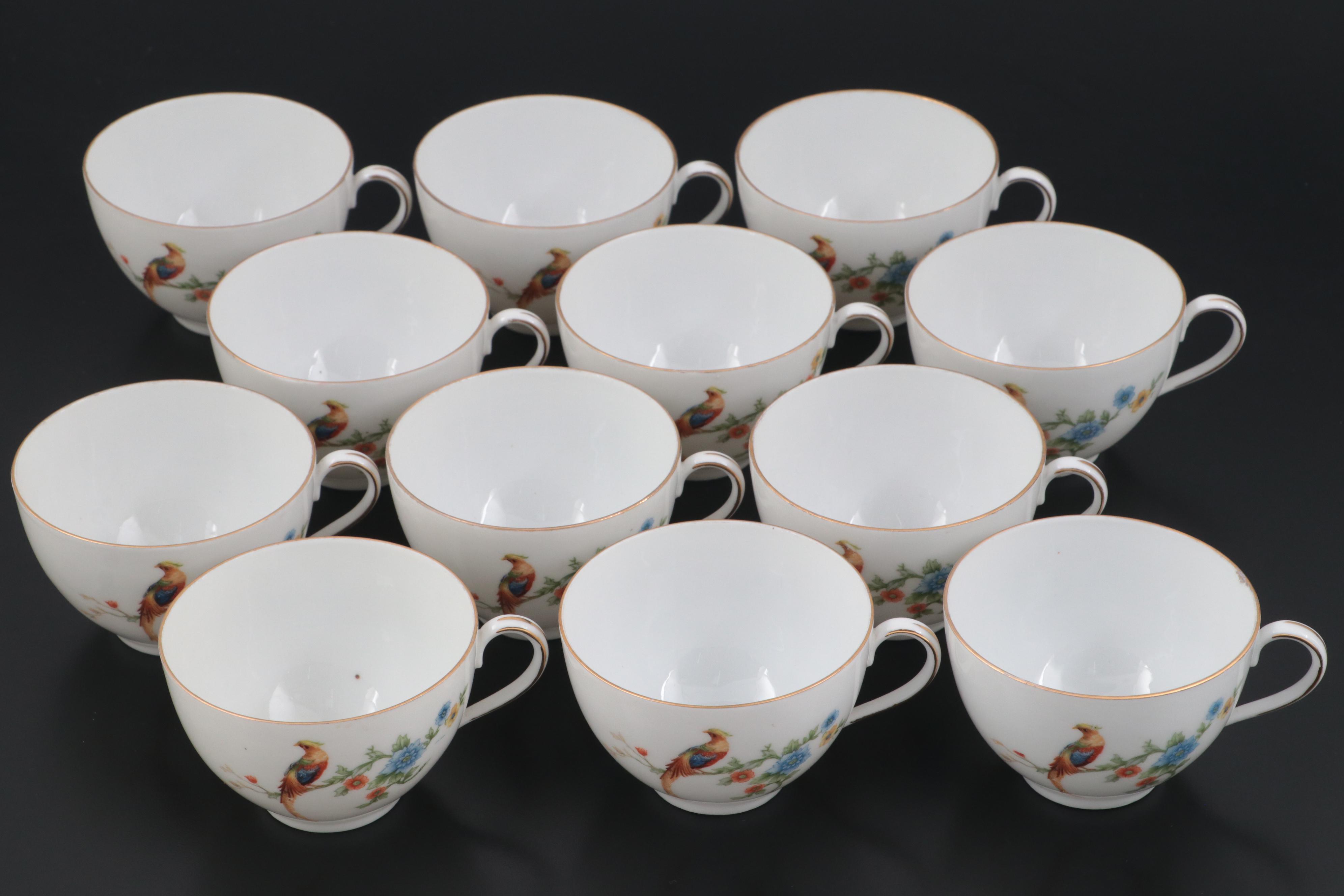 Altrohlau "Golden Pheasant" Porcelain Dinnerware, Early to Mid-20th ...