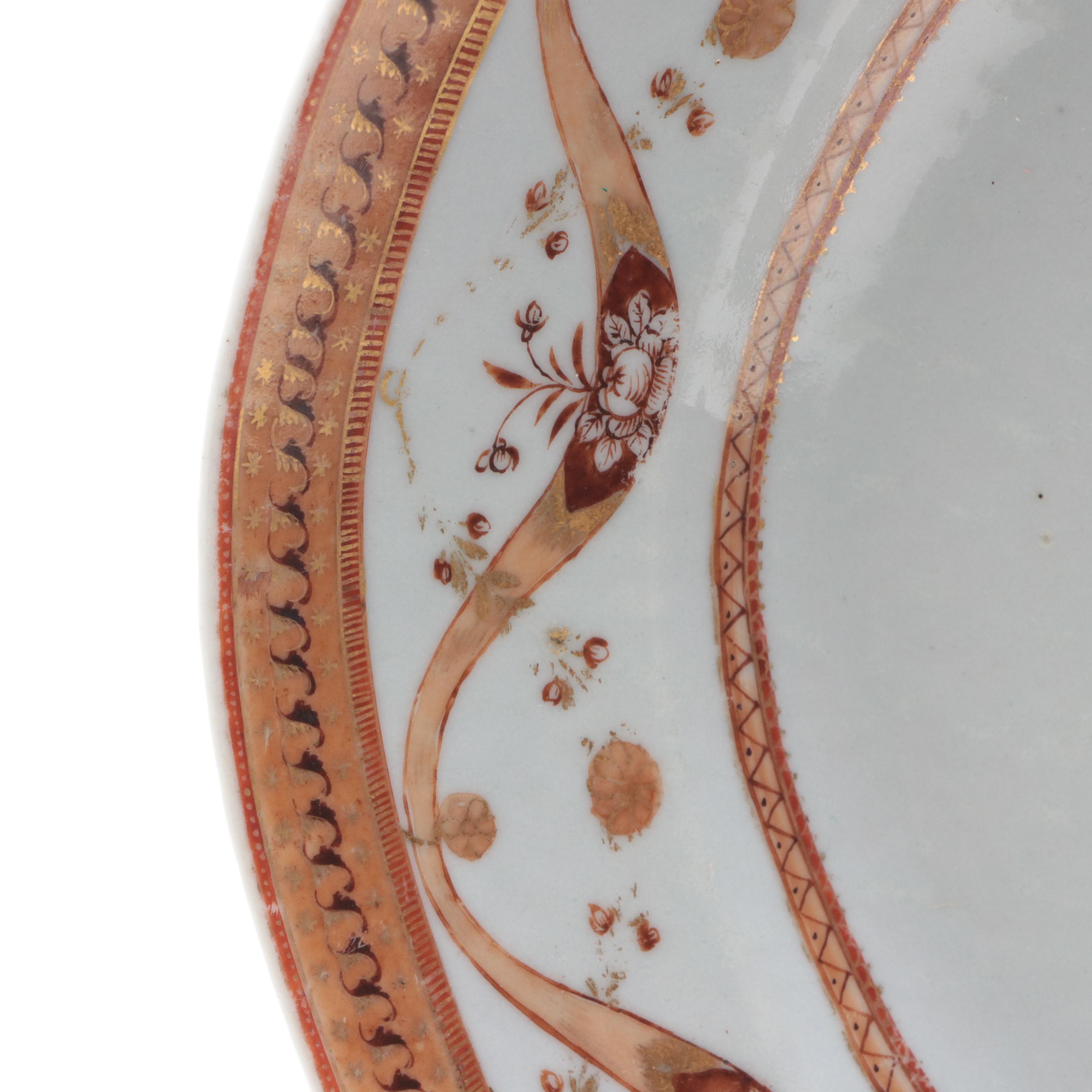Lowesoft Porcelain Hand-Painted Platter, Late 18th/ Early 19th Century ...