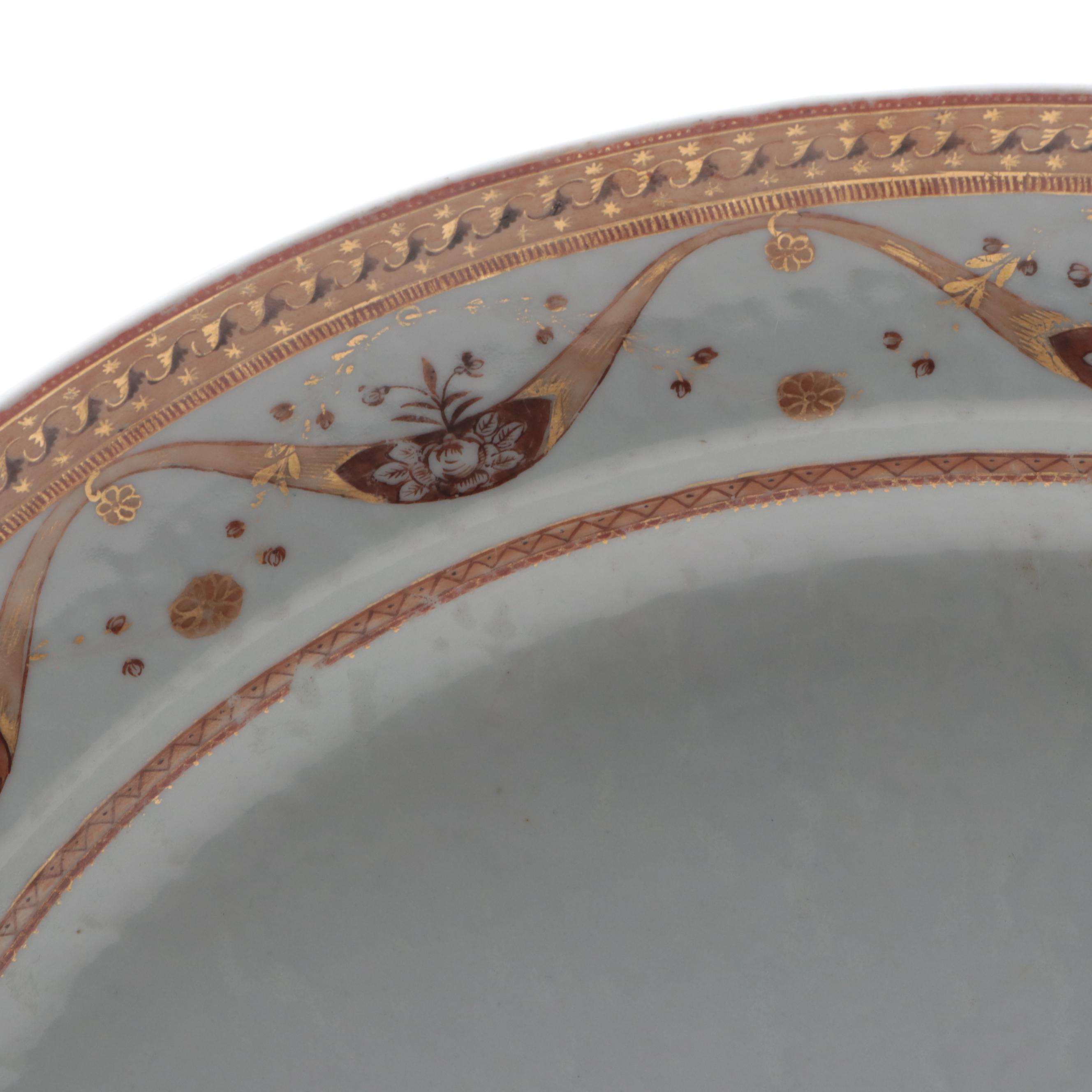 Lowesoft Porcelain Hand-Painted Platter, Late 18th/ Early 19th Century ...