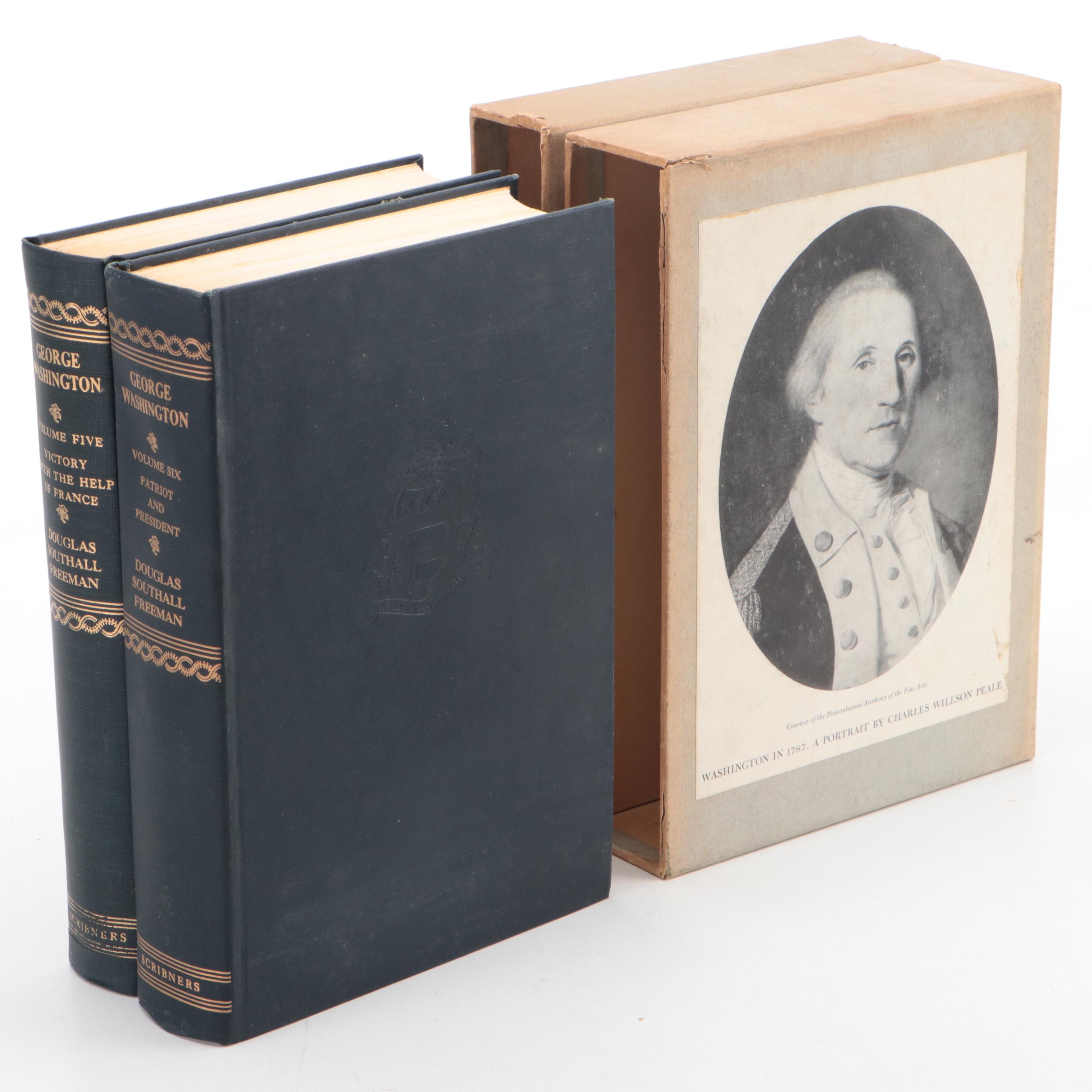 "George Washington: A Biography" Six-Volume Set by Douglas Southall ...