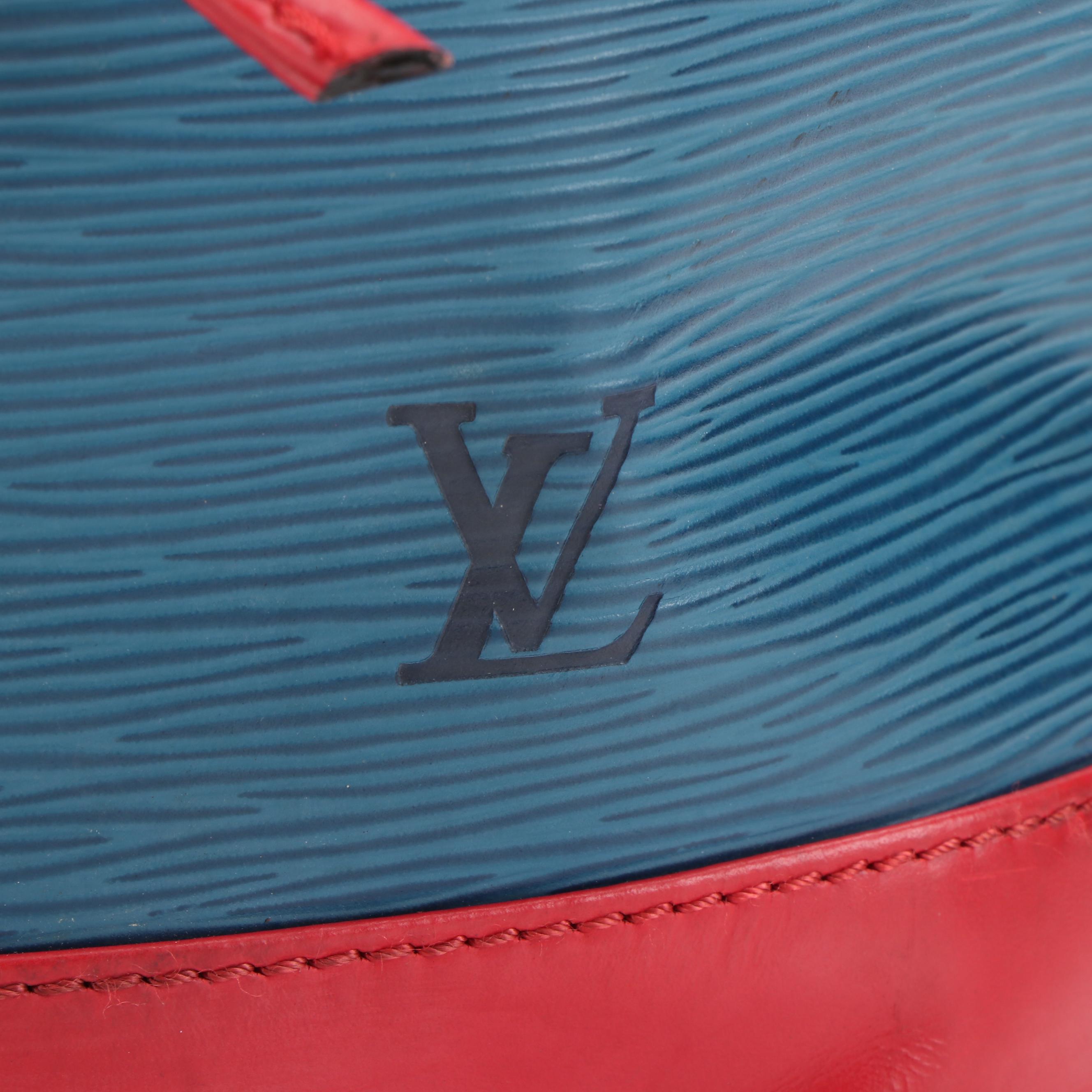 Louis Vuitton Tri-Color Noe Drawstring Bucket Bag Epi Leather | EBTH