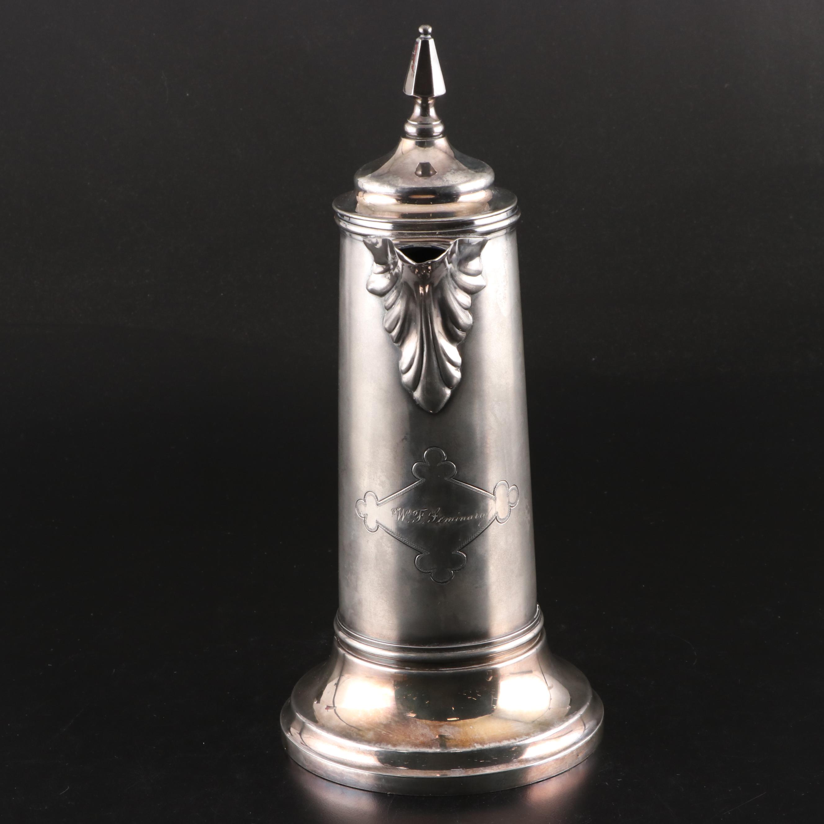 Simpson, Hall, Miller & Co. Silver Plate Coffee Pot, Late 19th Century ...