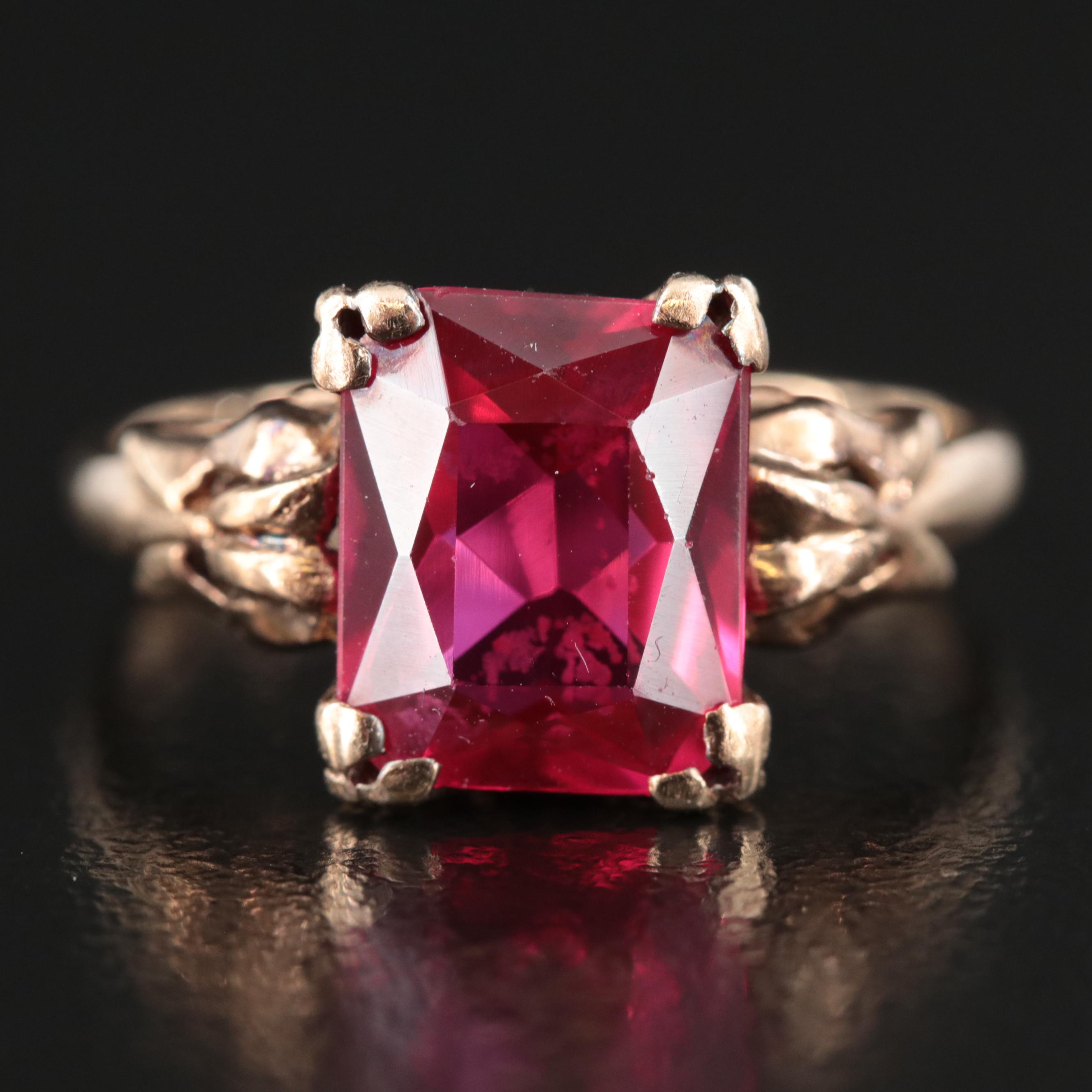 Vintage 10K Ruby Ring | EBTH