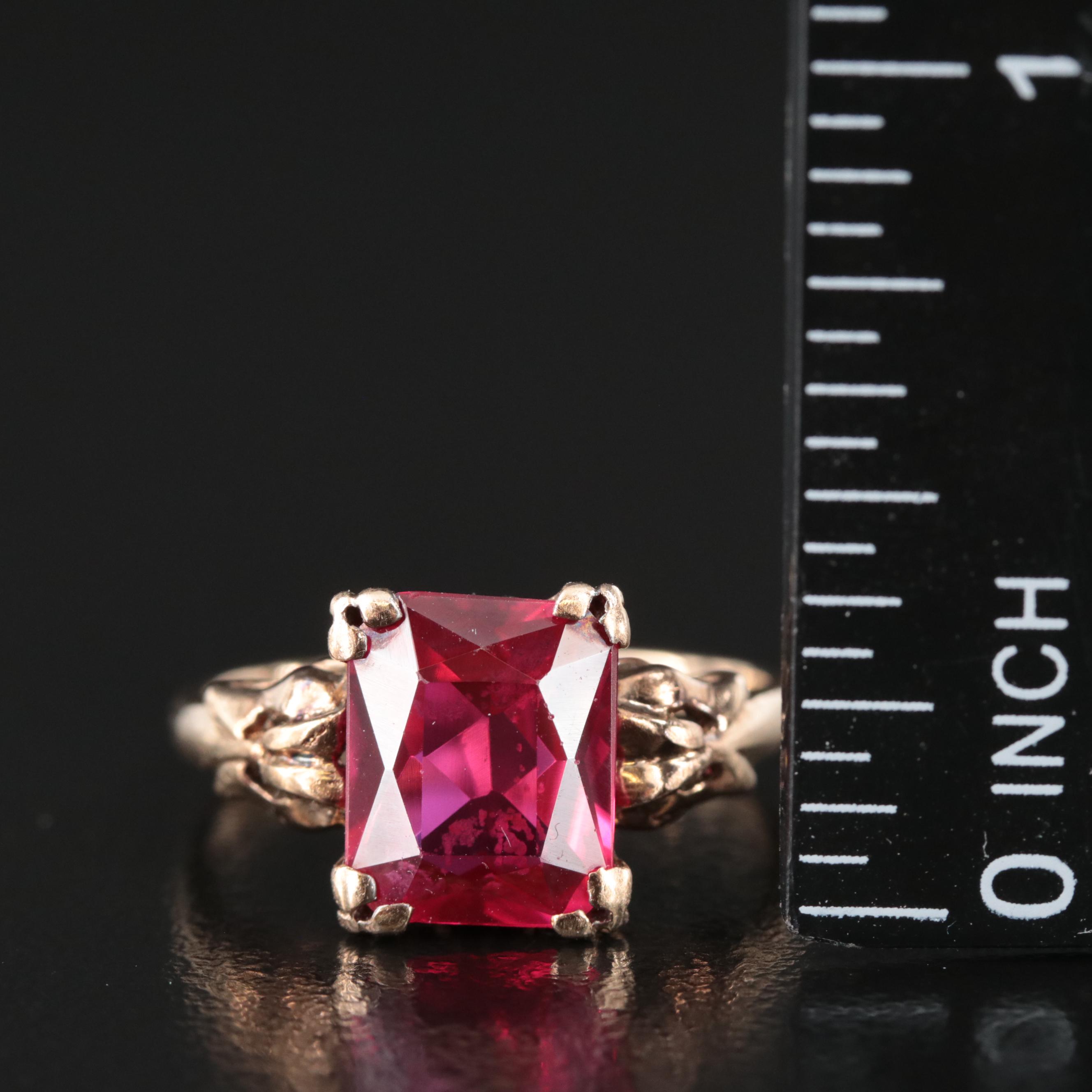Vintage 10K Ruby Ring | EBTH