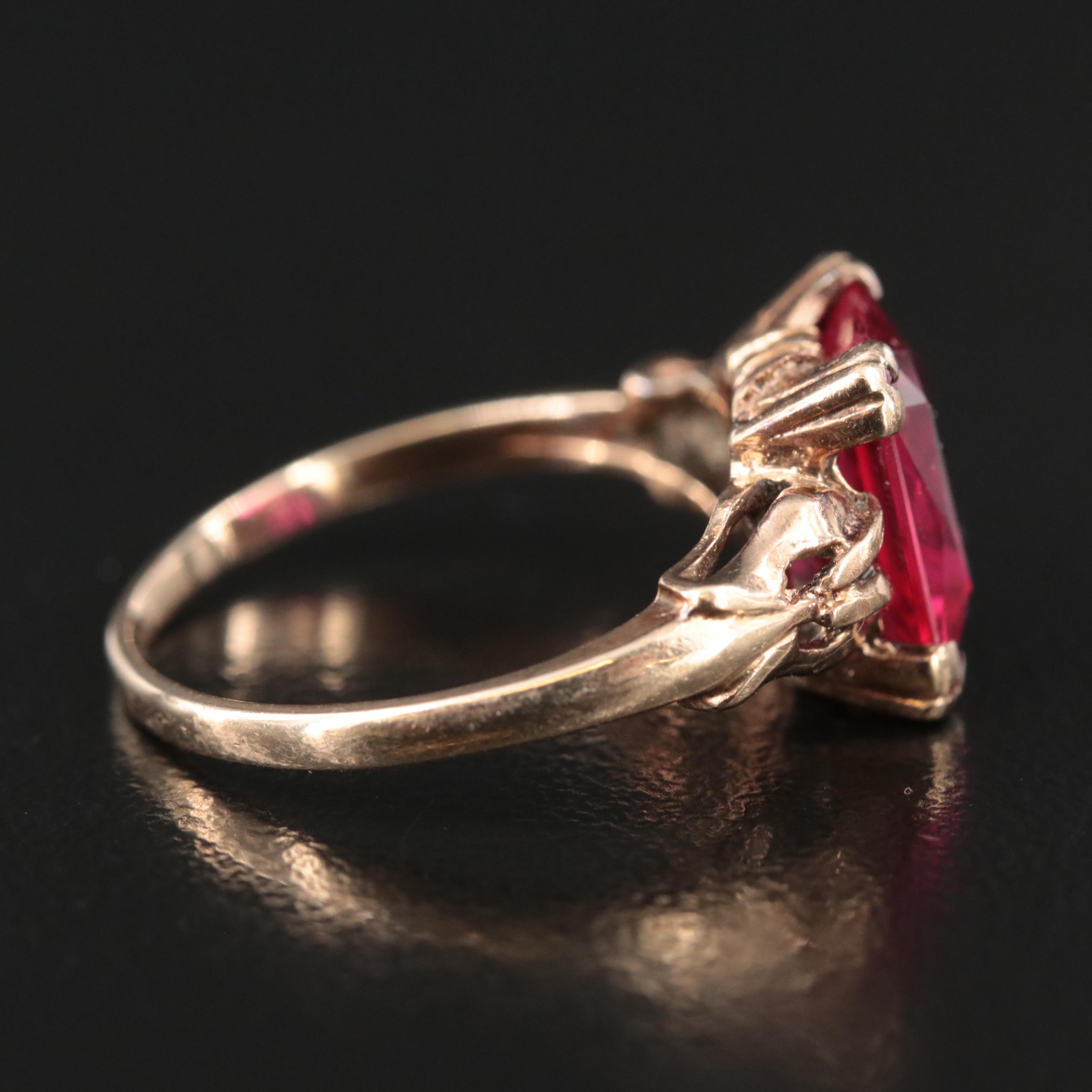 Vintage 10K Ruby Ring | EBTH