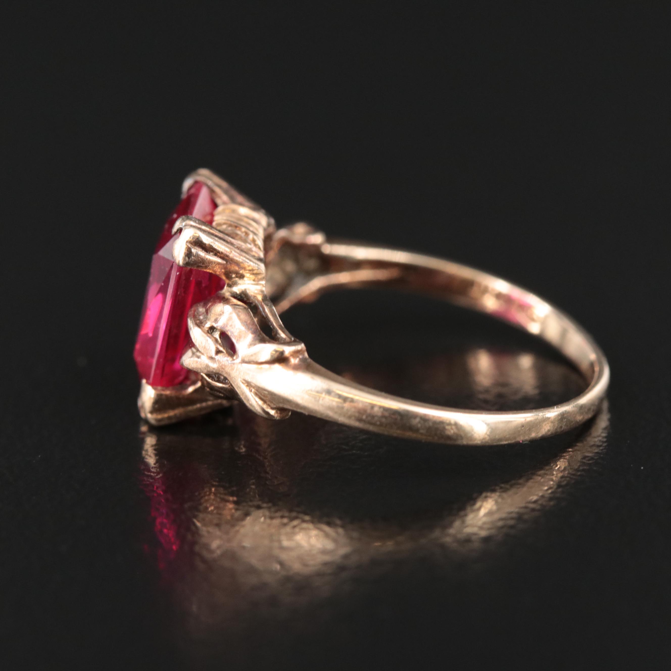 Vintage 10K Ruby Ring | EBTH