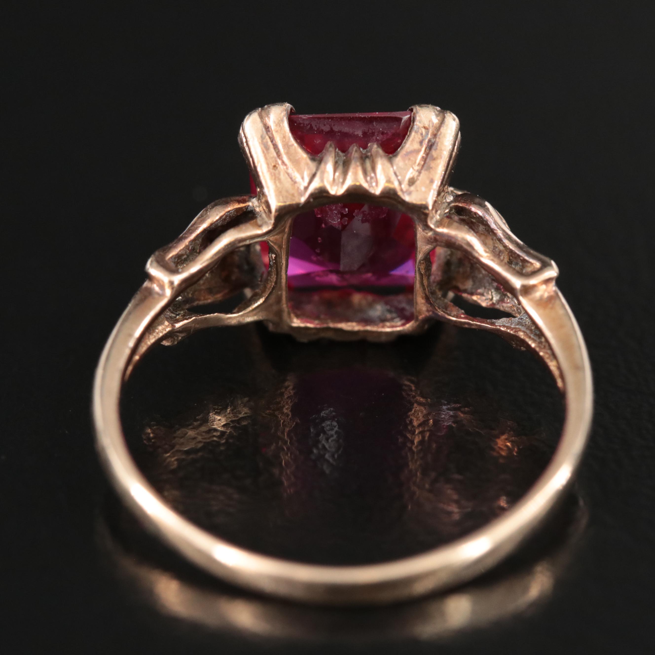 Vintage 10K Ruby Ring | EBTH