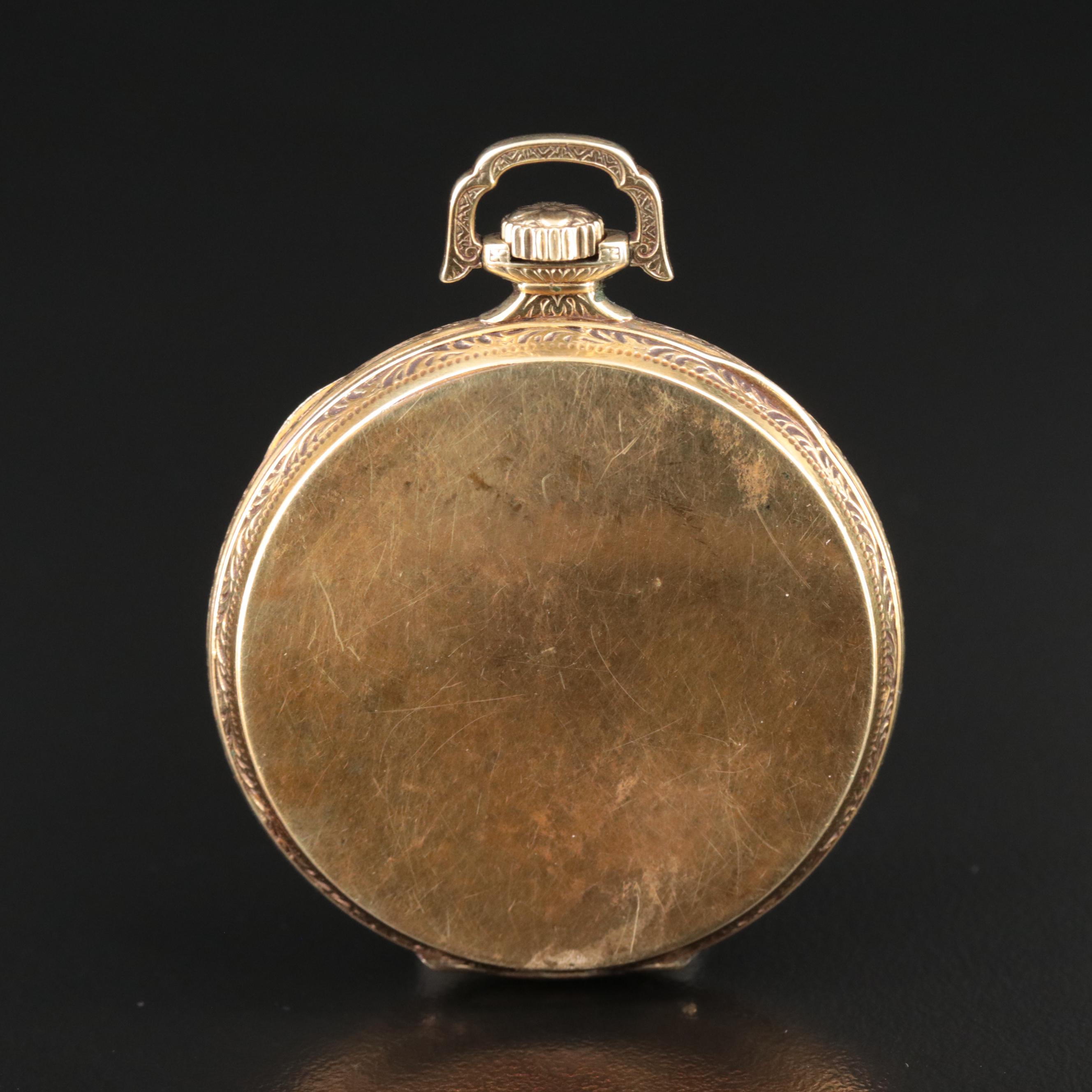 1928 Hamilton Gold-Filled Pocket Watch | EBTH